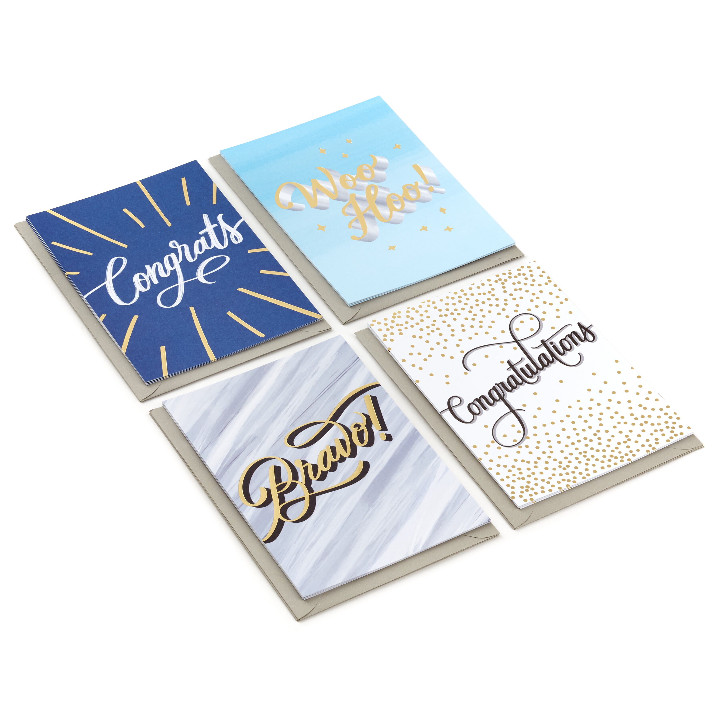 Hallmark Congratulations Cards Assortment, Bravo (Boxed Set of 12 Cards ...