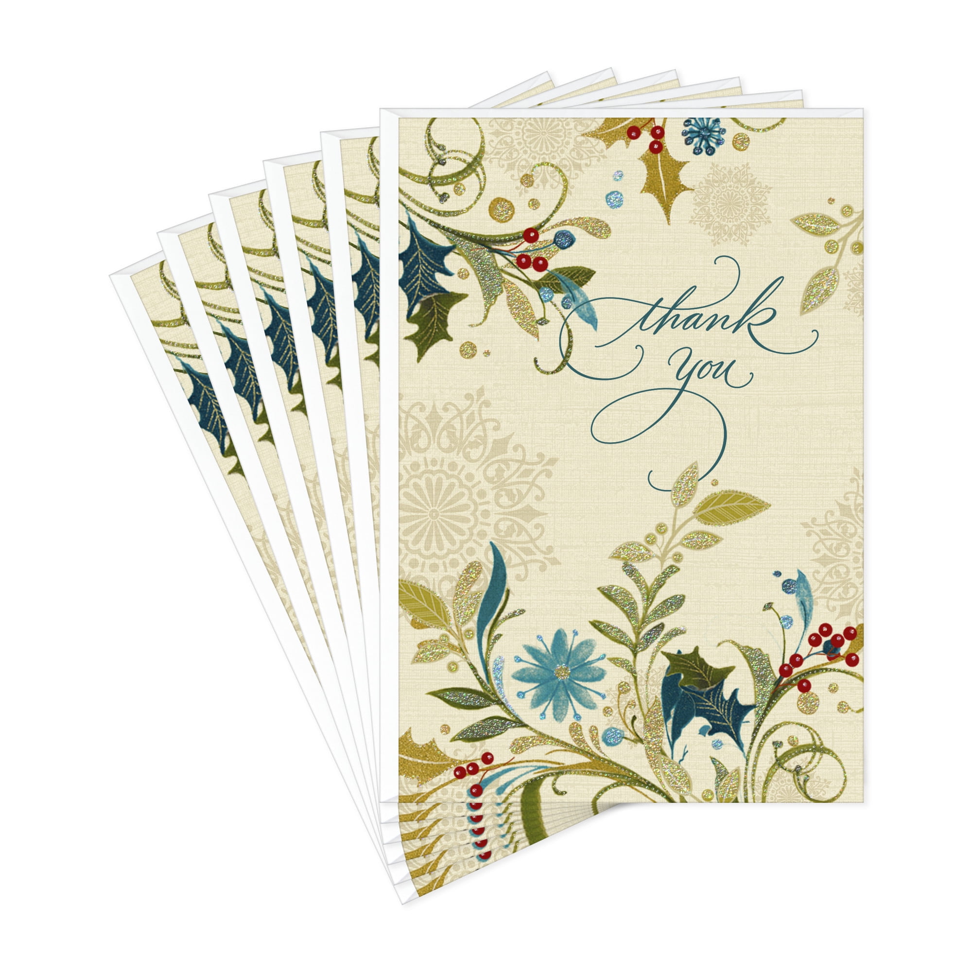 Hallmark Crd Multipk Cmas Ty Snowflakes - Walmart.com