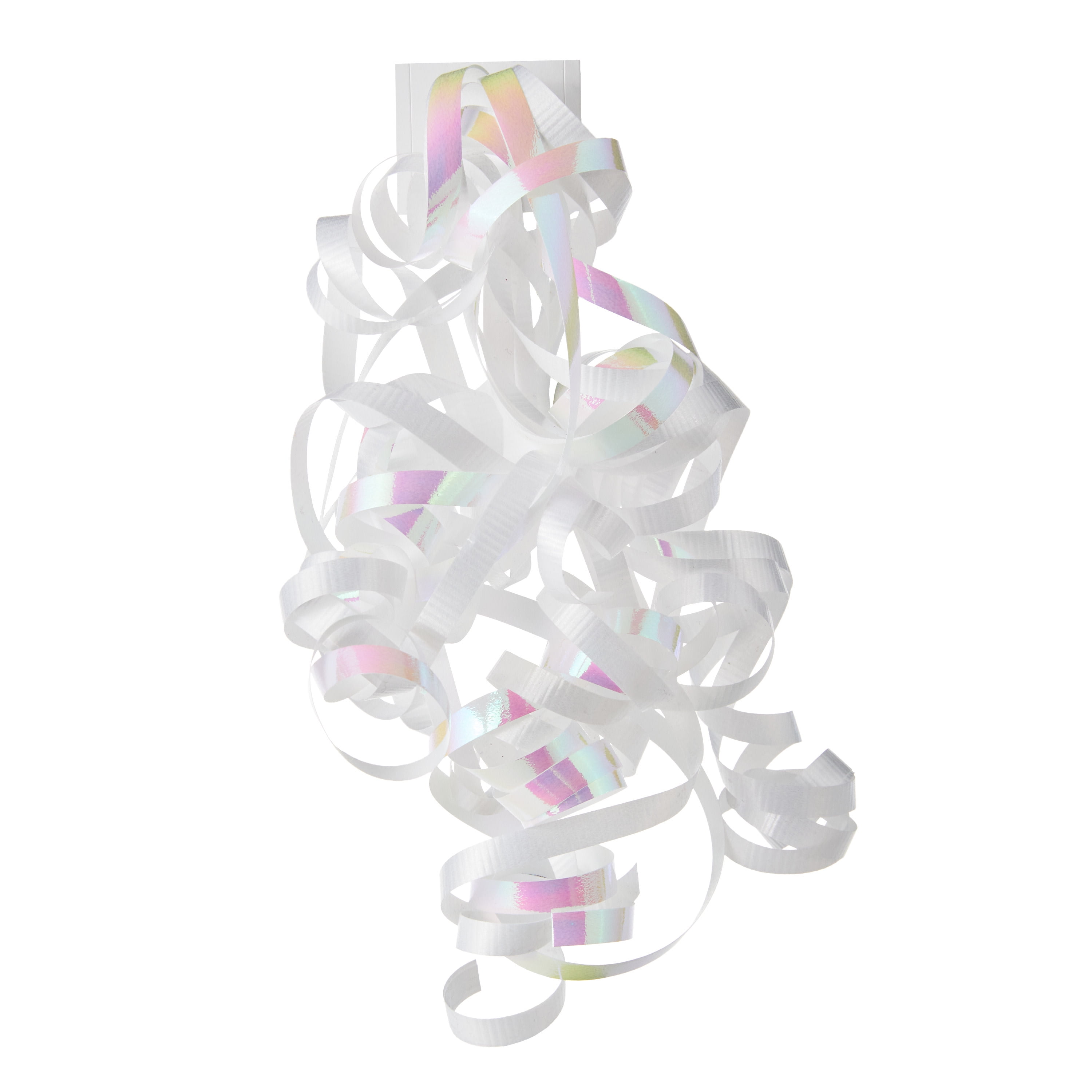 Hallmark Curly Ribbon Gift Bow (White and Iridescent) - Walmart.com