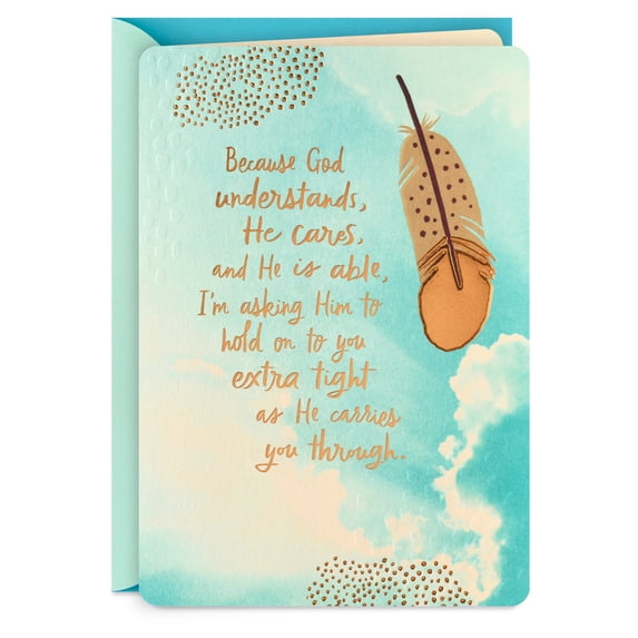 DaySpring Religious Thinking of You Card (Because God Understands ...