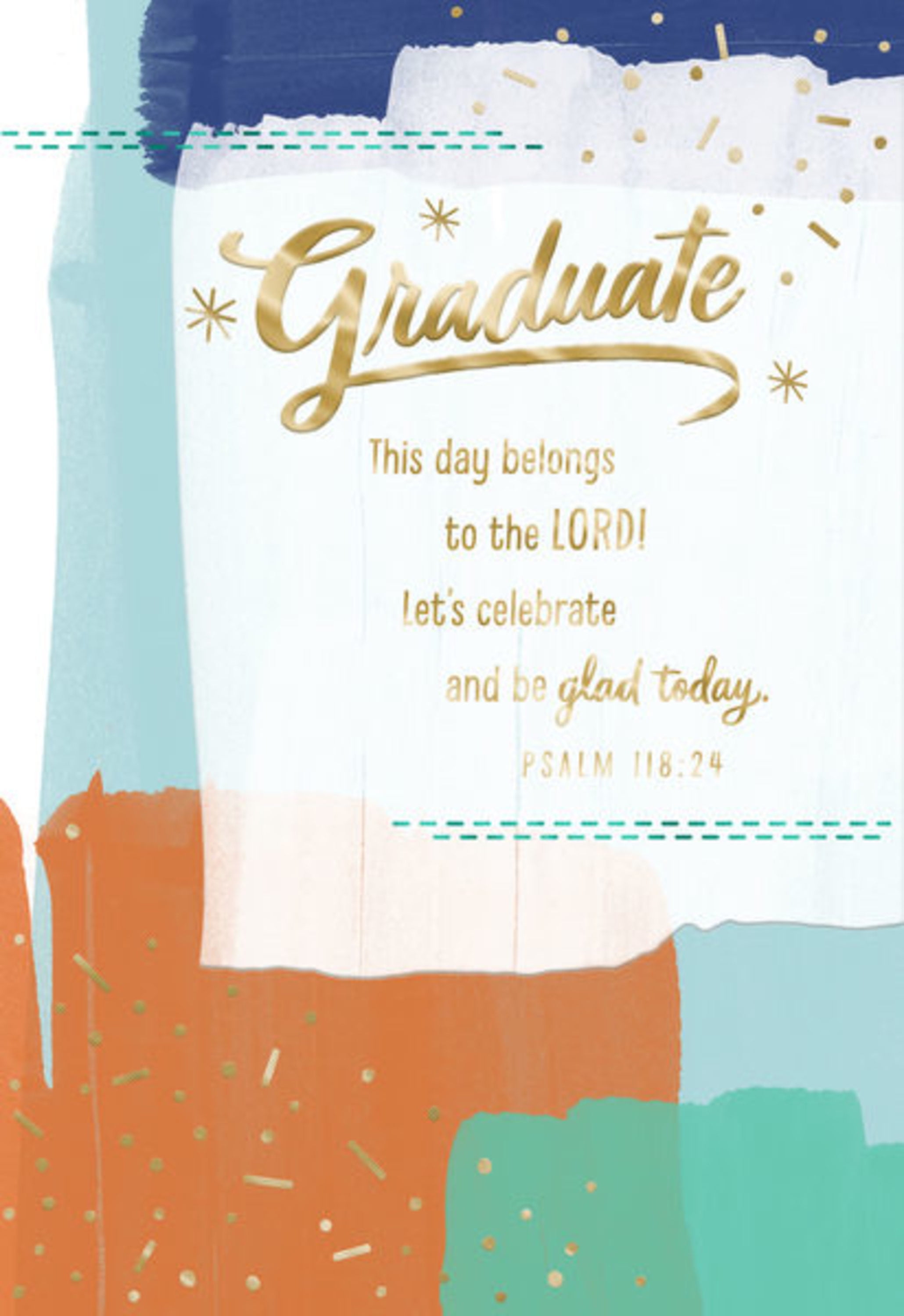 Hallmark Dayspring Religious Graduation Card for Anyone - Grad Gld Cnft ...