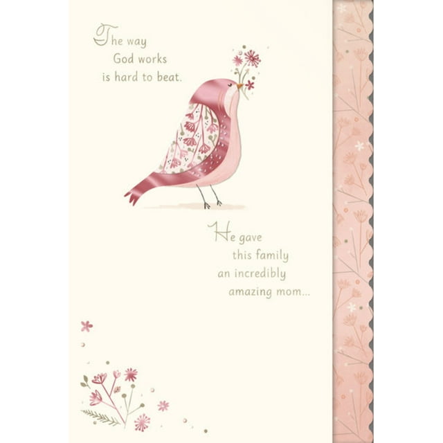 Hallmark Dayspring Religious Mothers Day Card for Mother - Pnk Bird ...