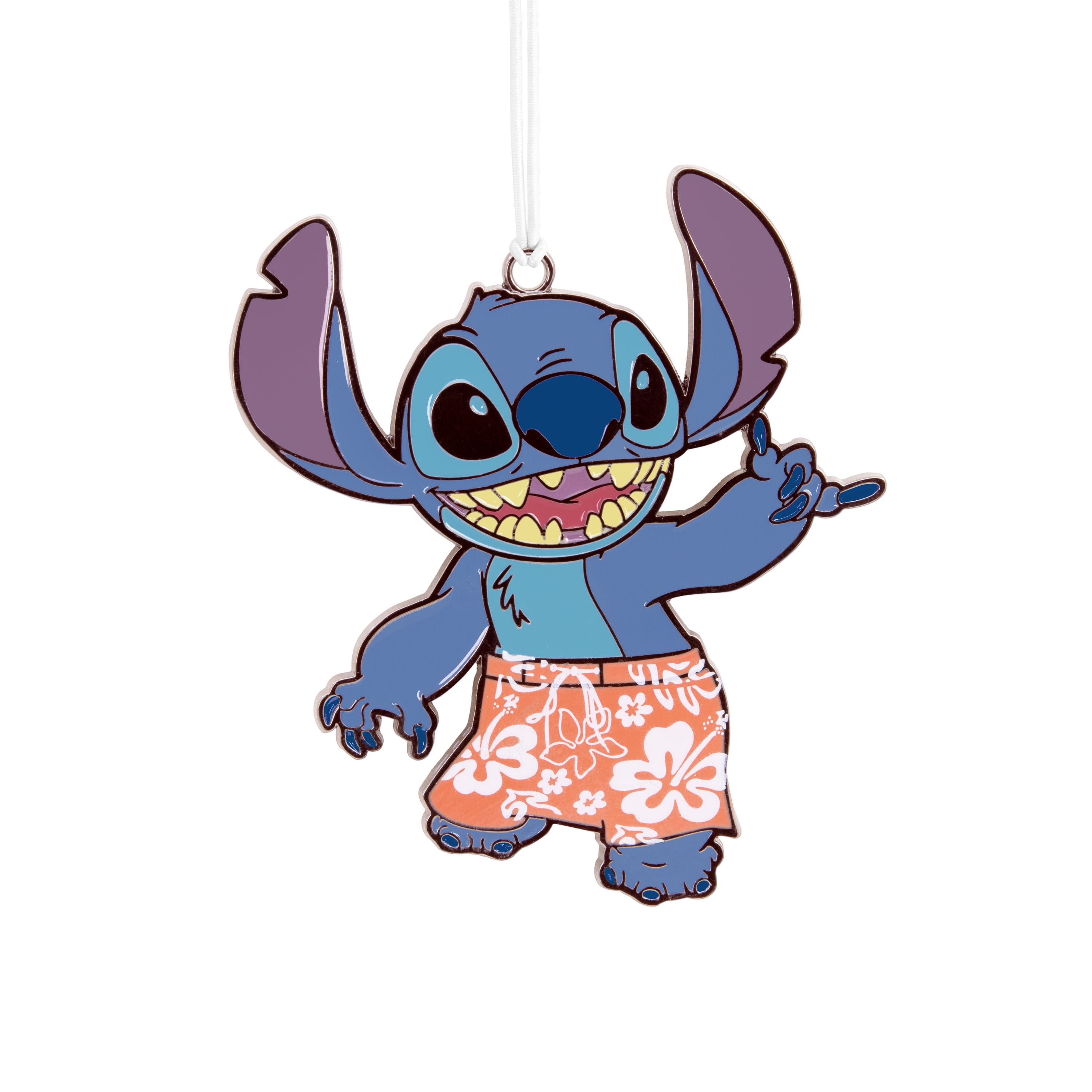 Hallmark Disney Lilo & Stitch in Hawaiian Shorts Christmas Ornament ...