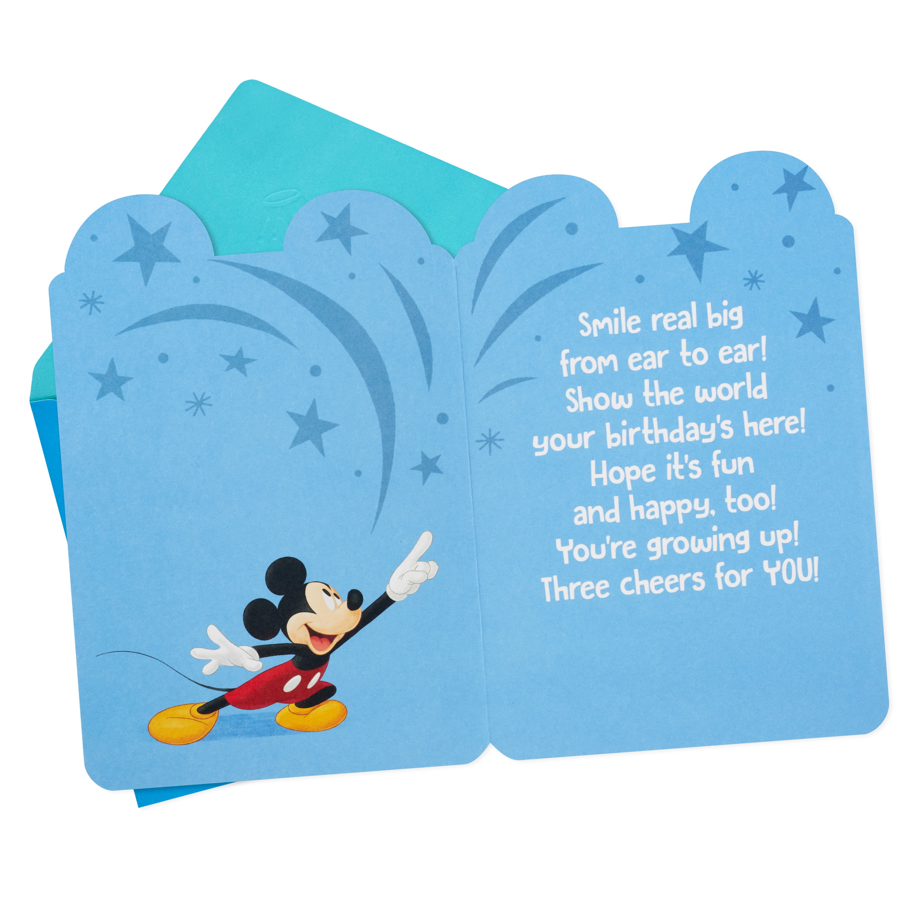 Hallmark Disney Mickey Mouse Birthday Card for Kids (Yippee! It's Your ...