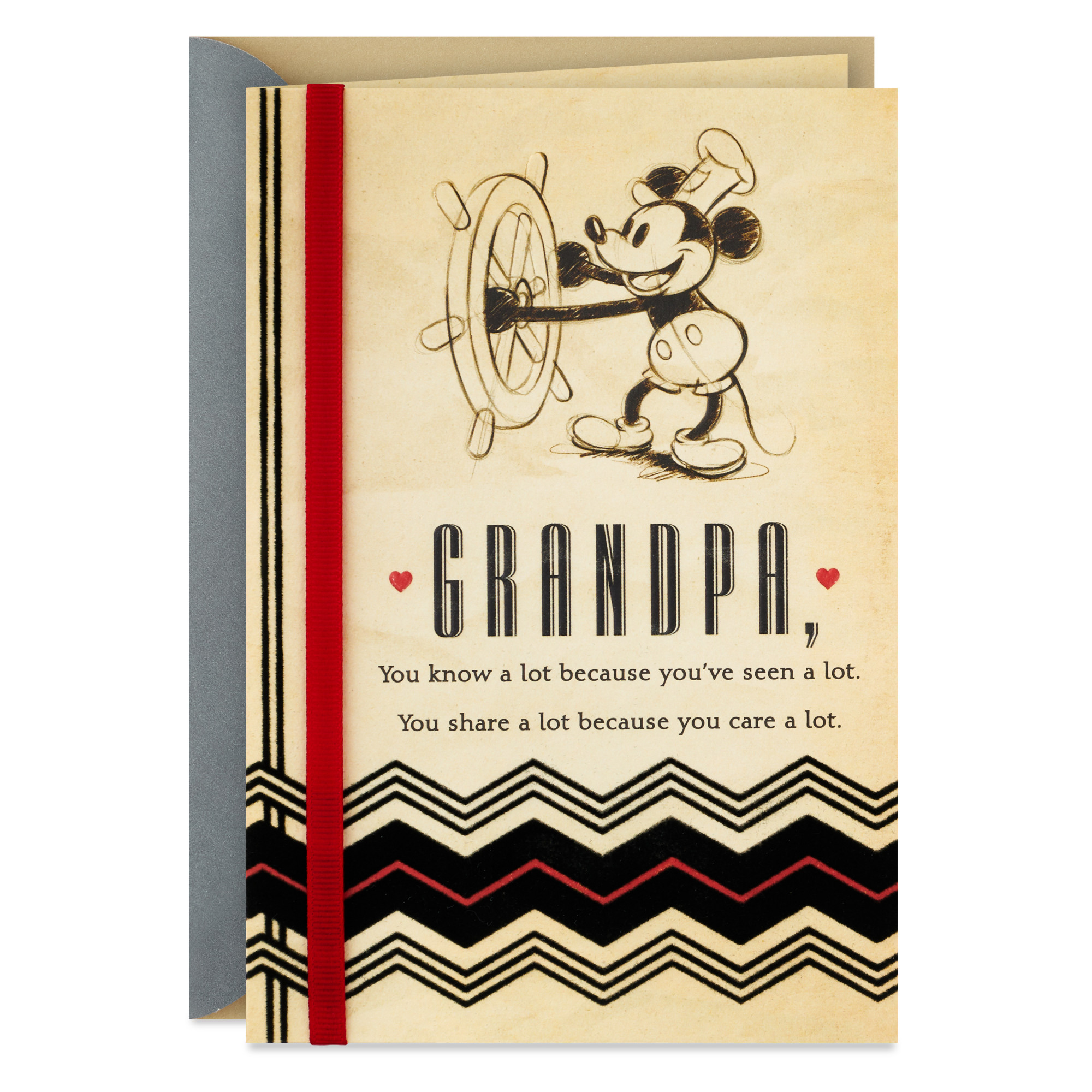 Hallmark Disney Mickey Mouse Father's Day Card for Grandpa (A World of ...