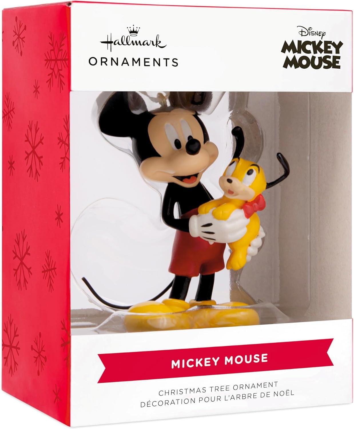 Hallmark Disney Mickey Mouse Holding Puppy Christmas Ornament - Walmart.com