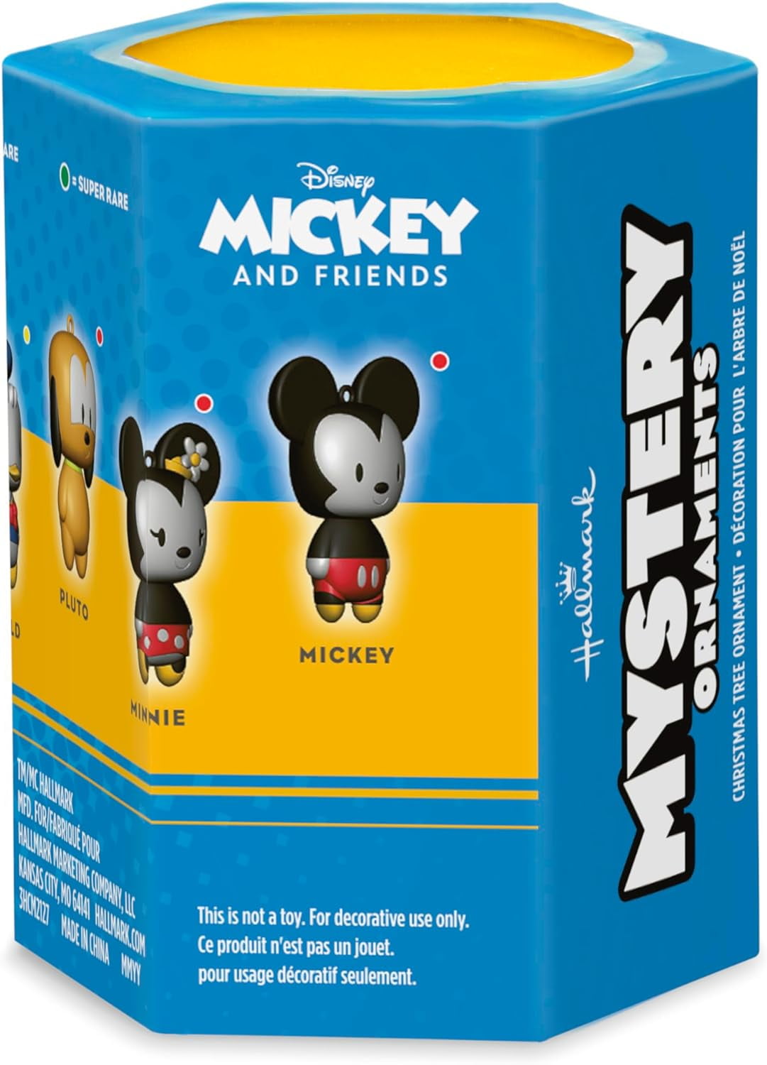 Hallmark Disney Mickey Mouse Mystery Christmas Ornaments Shatterproof ...