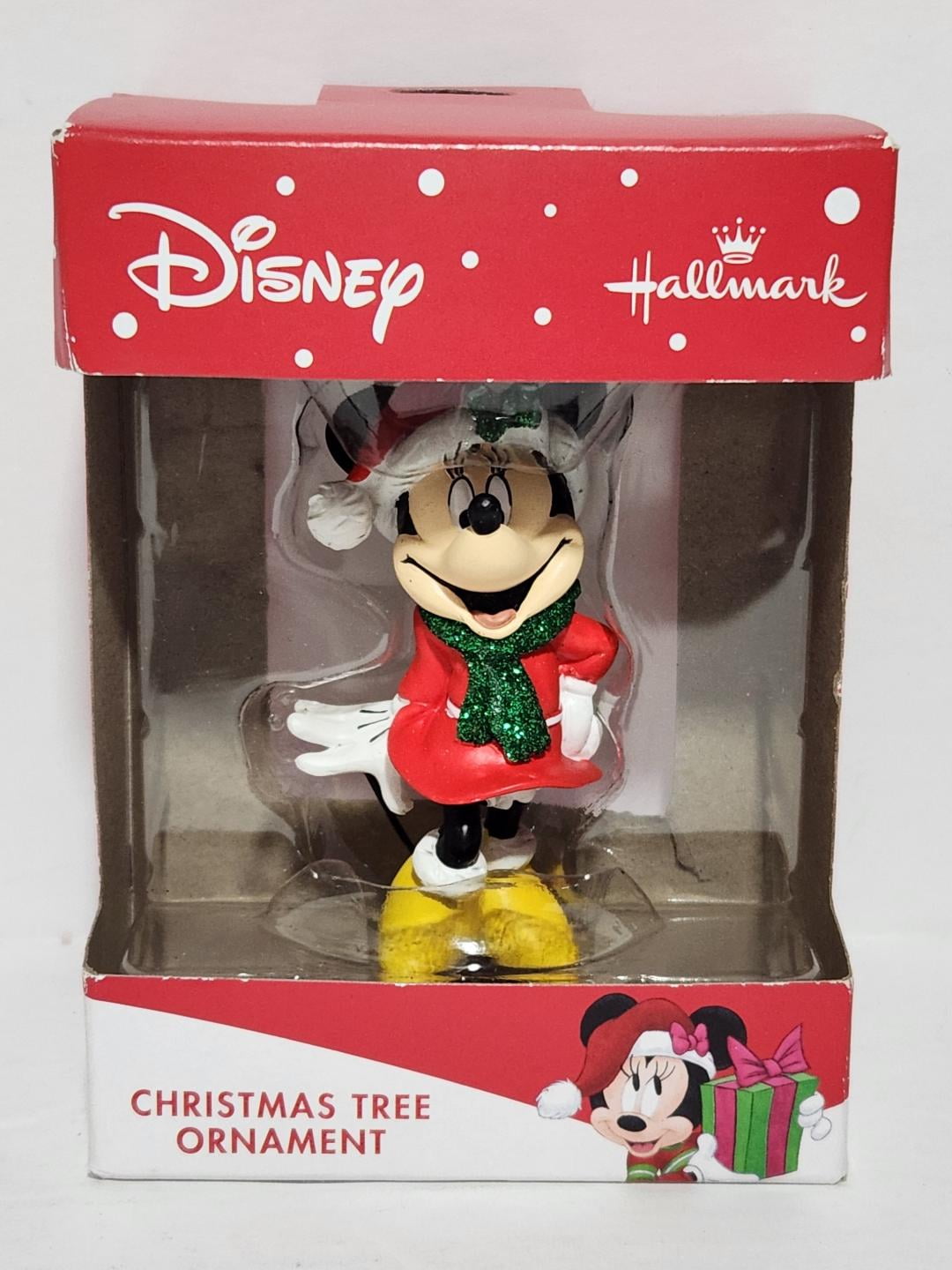 Hallmark Disney Minnie Mouse Santa Claus Red and Green Christmas ...