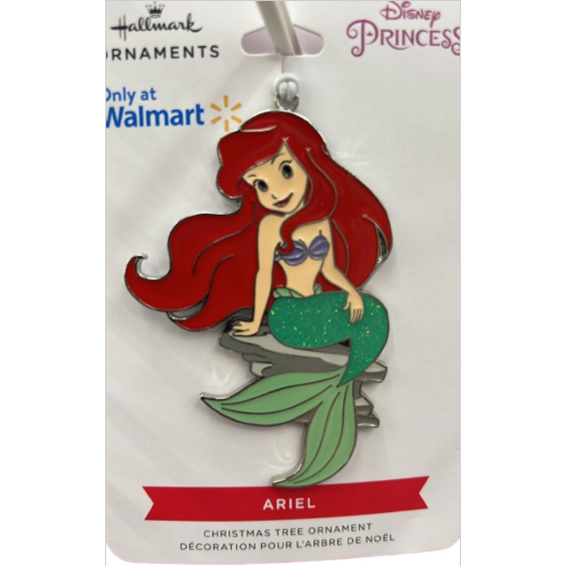 Hallmark Disney Princess Ariel Metal Ornament Only at Walmart New with ...
