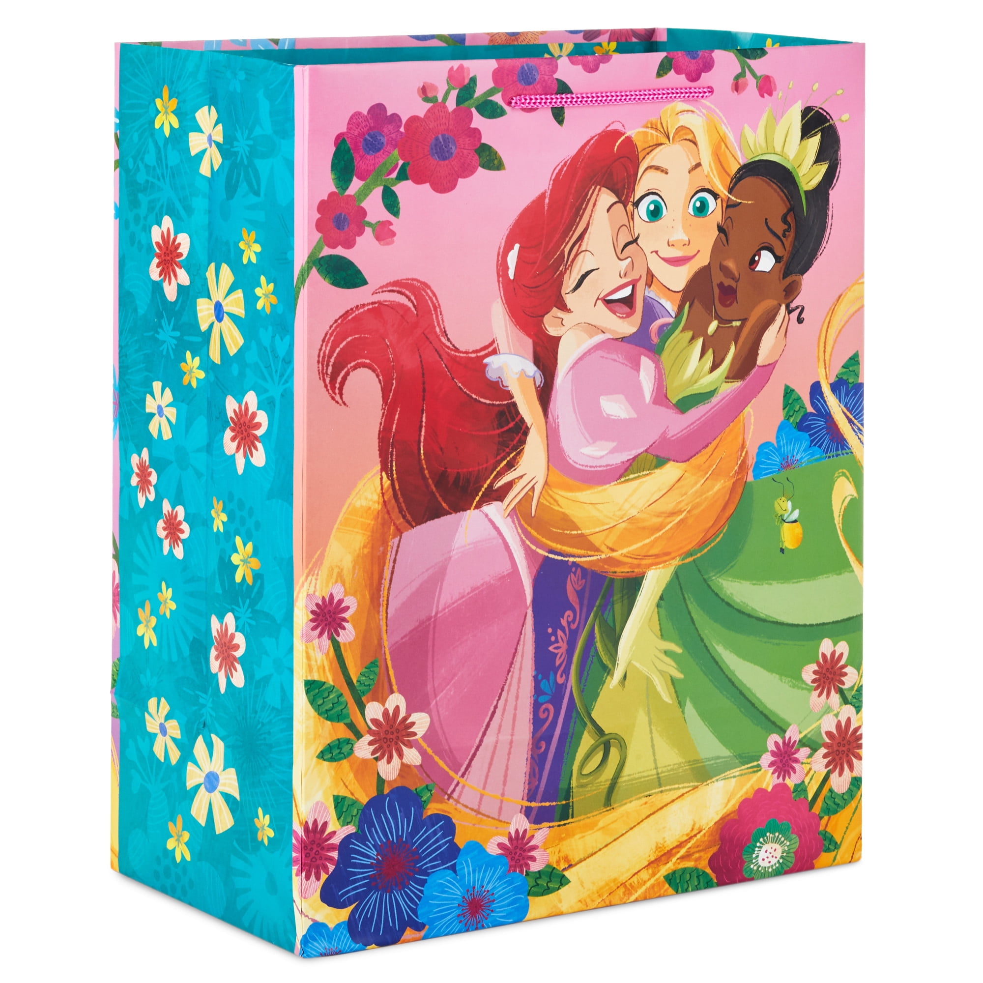 Hallmark Disney Princesses Large Gift Bag (Pink Floral) - Walmart.com