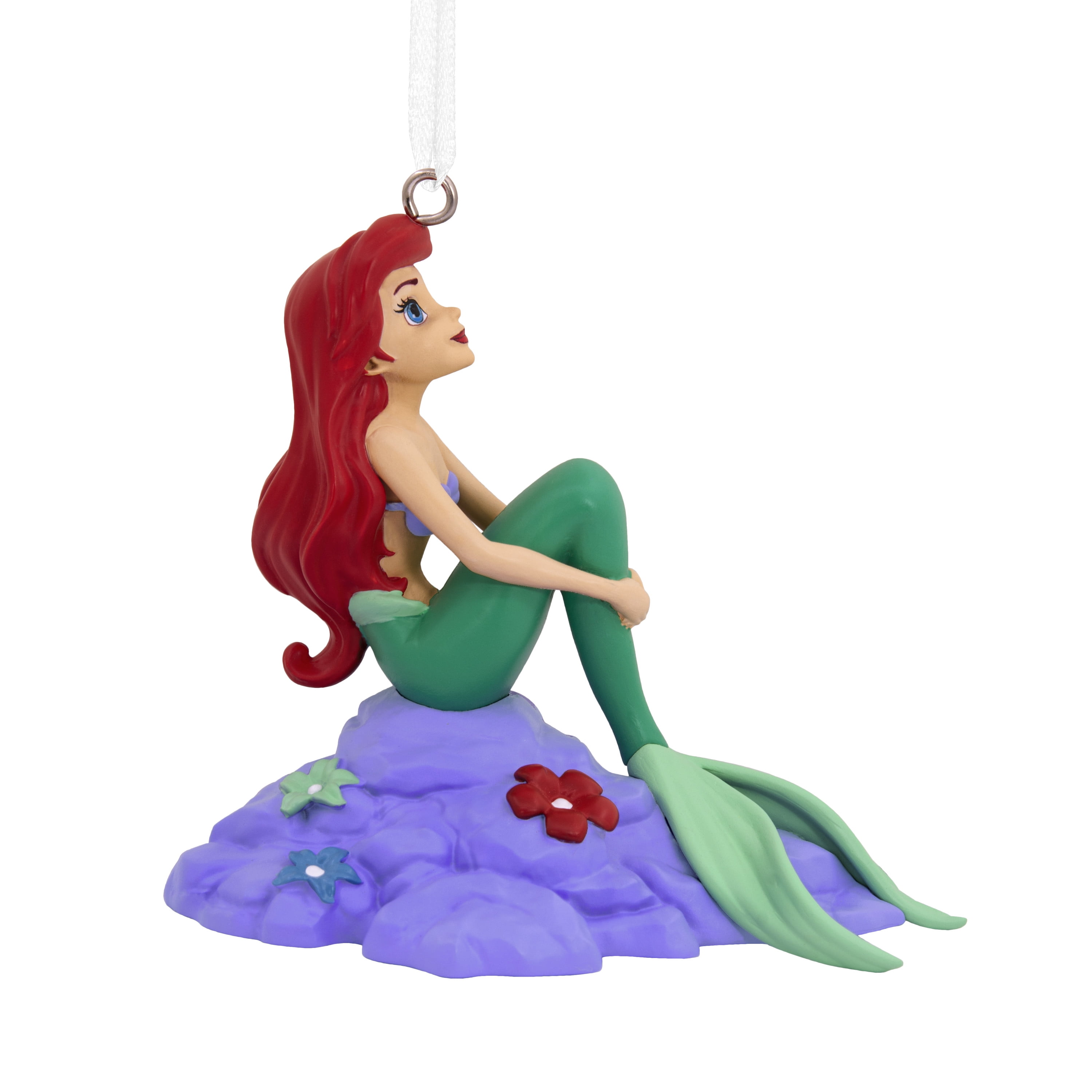 Hallmark Disney The Little Mermaid Ariel on Rock Christmas Ornament ...