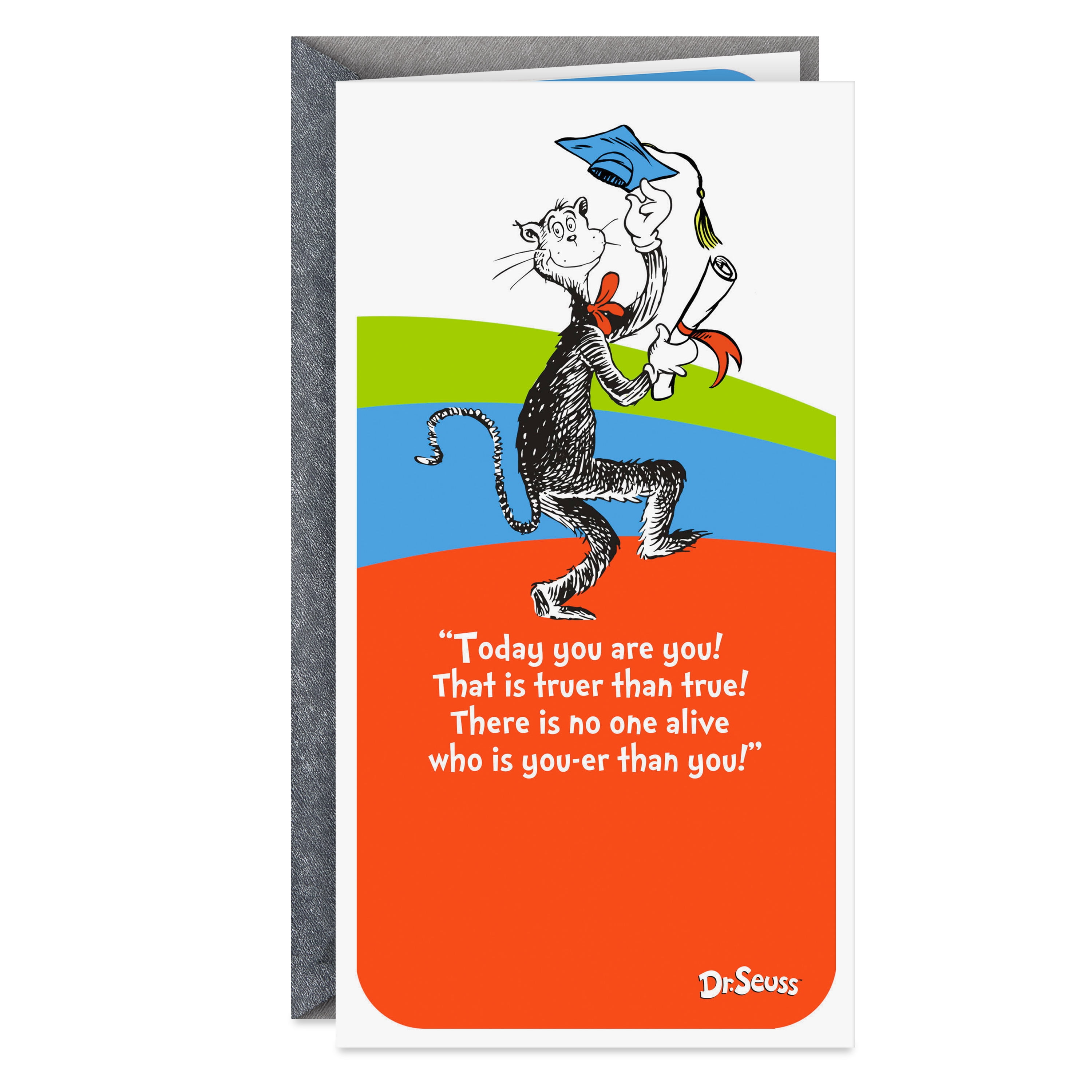 Hallmark Dr. Seuss Money Holder Graduation Greeting Card (Cat in the ...