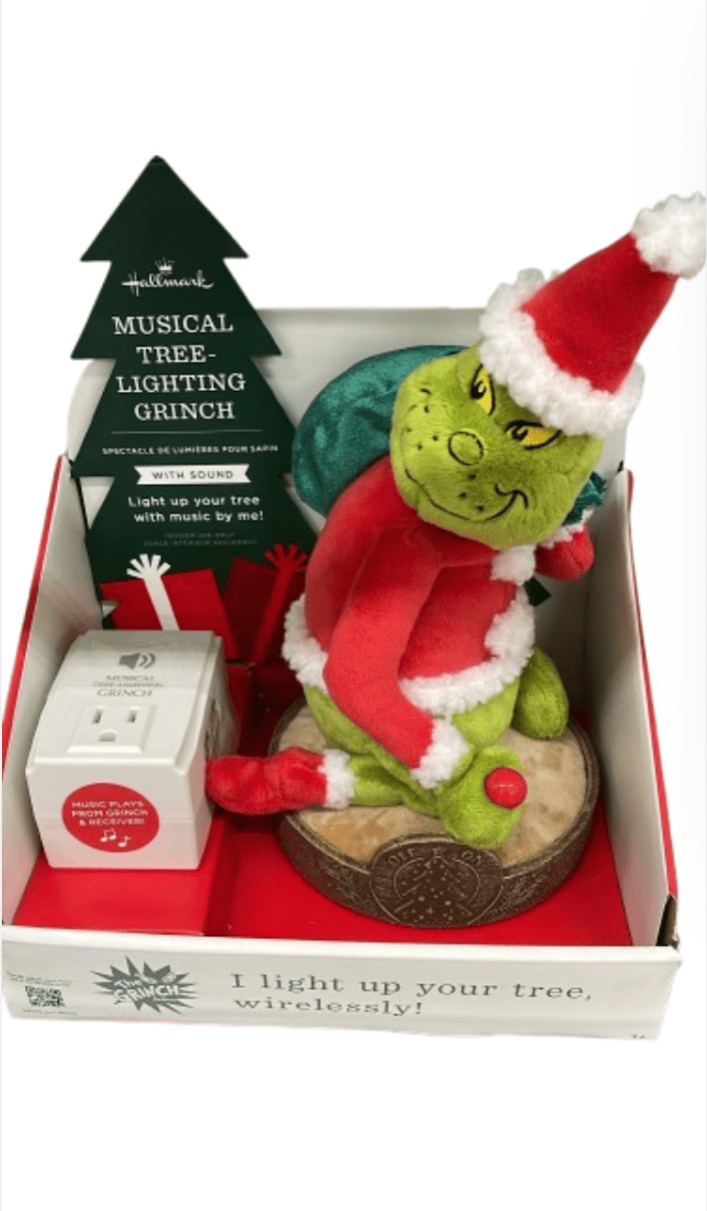 Hallmark Dr. Seuss's How the Grinch Stole Christmas! Tree Lighter W ...