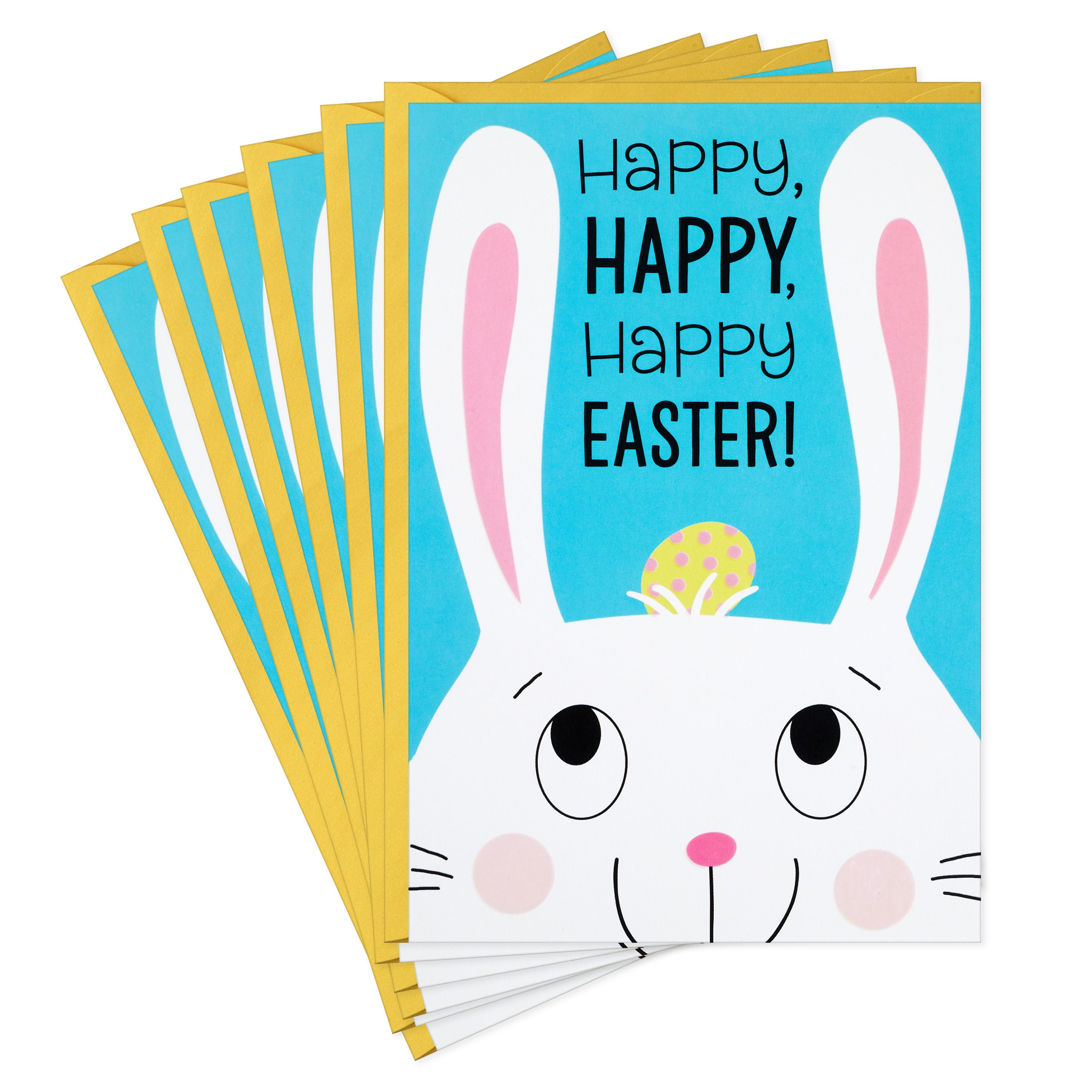Hallmark Easter Greeting Cards (Smiling Bunny), Pack of 6 - Walmart.com