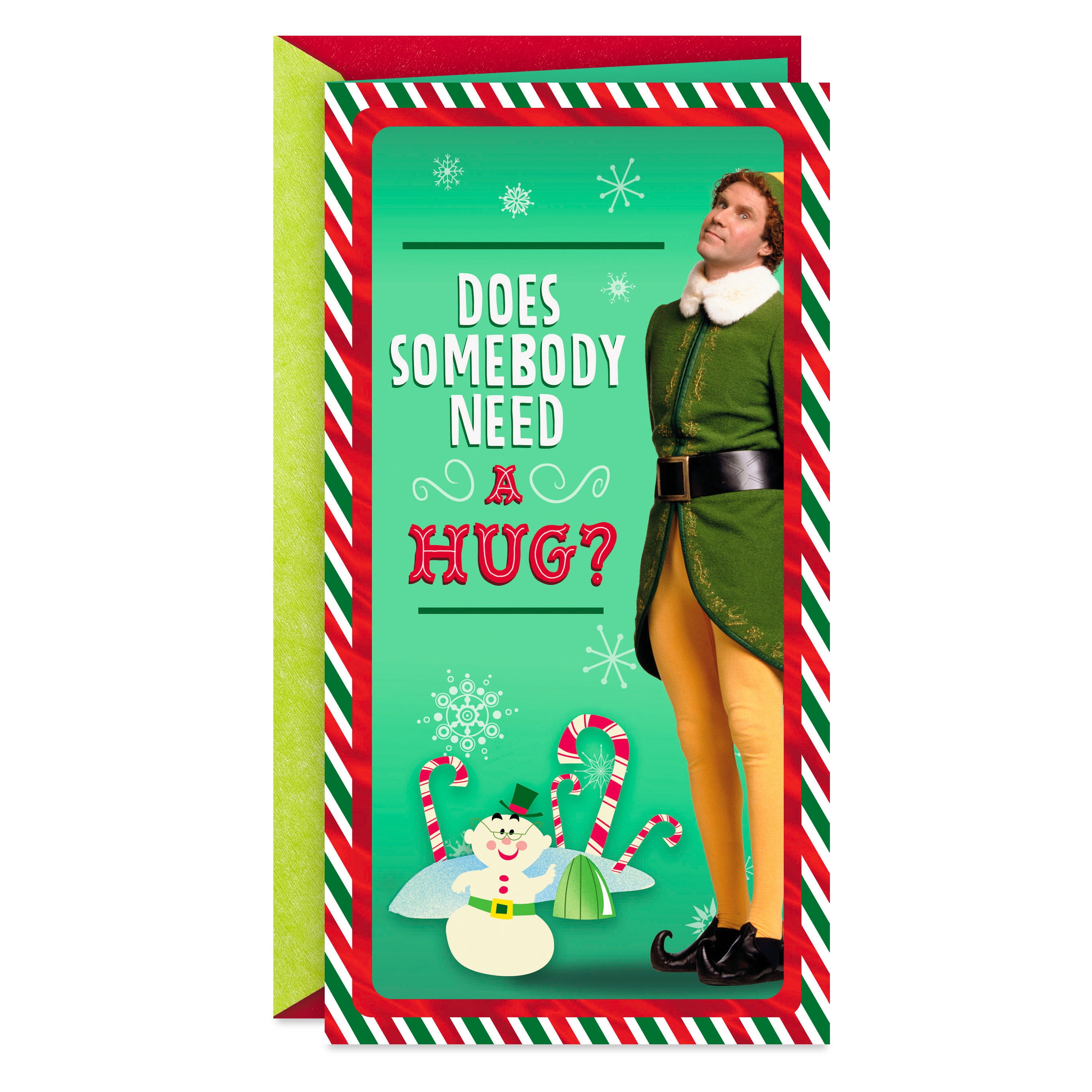 Hallmark Elf Funny Money Holder Christmas Greeting Card (Buddy the Elf ...