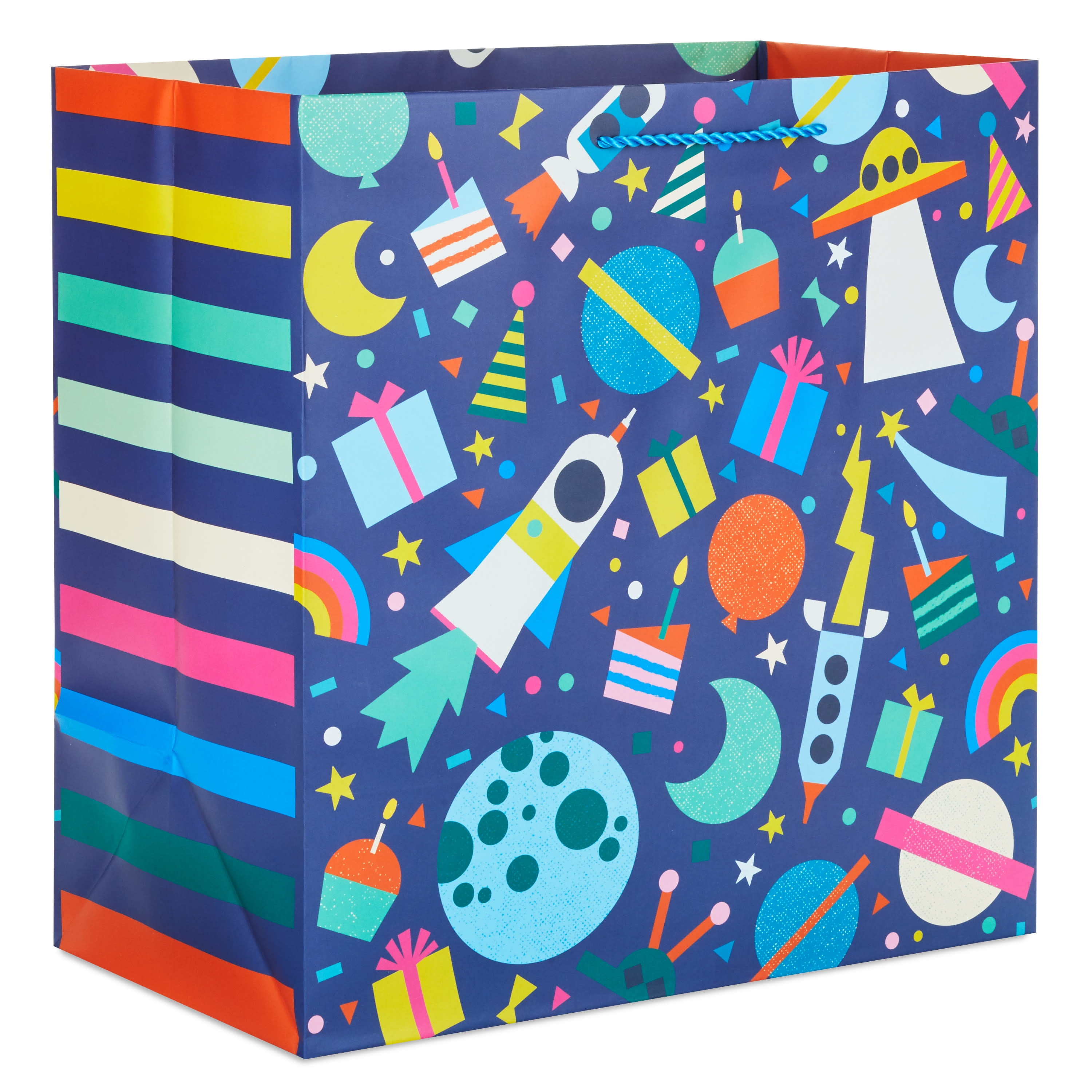 Hallmark Extra-Deep Blue Gift Bag (Outer Space Scene) - Walmart.com