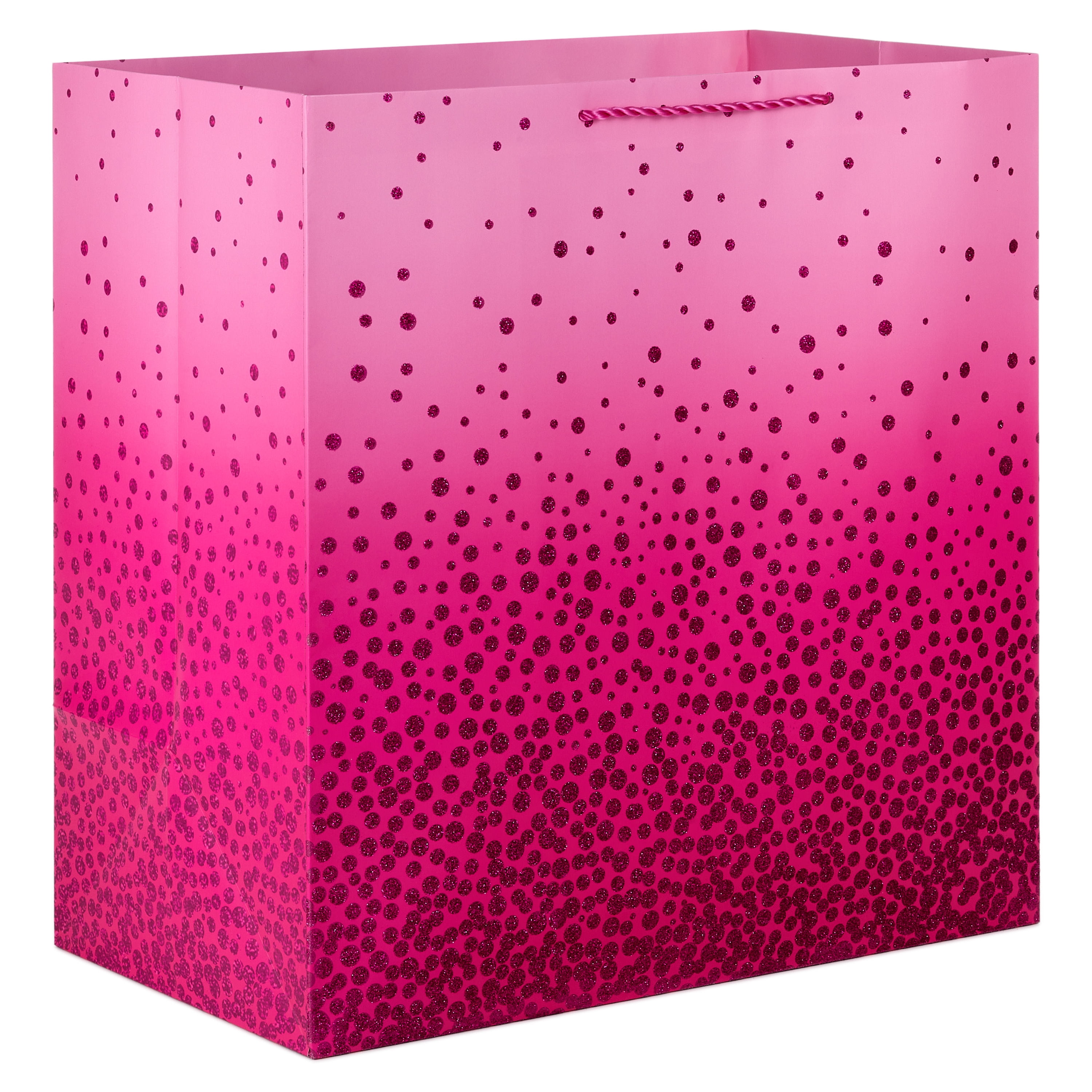 Hallmark Extra-Deep Gift Bag (Pink With Cascading Pink Dots) - Walmart.com