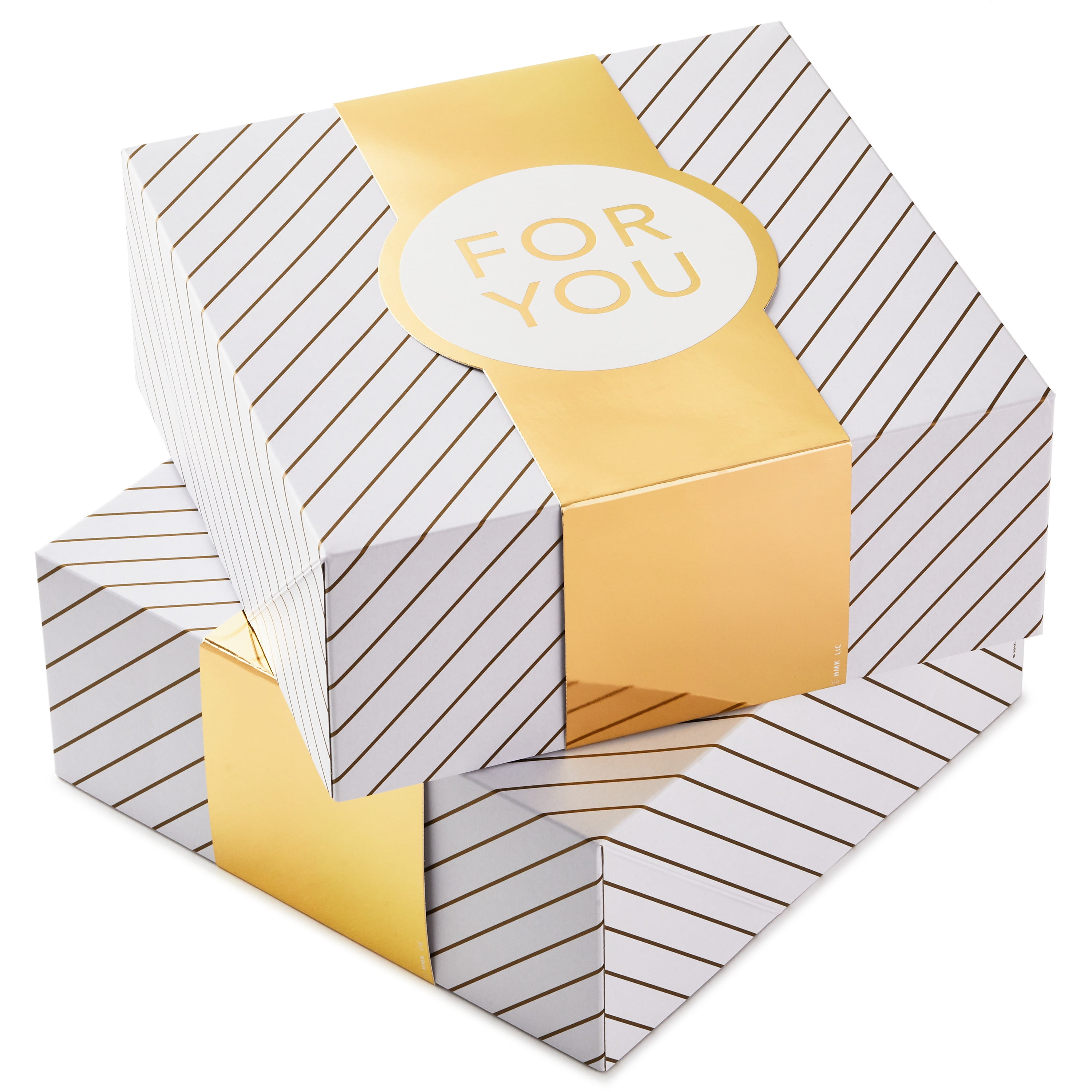 Hallmark For You Christmas Multi-color Paper Large Gift Boxes, with ...