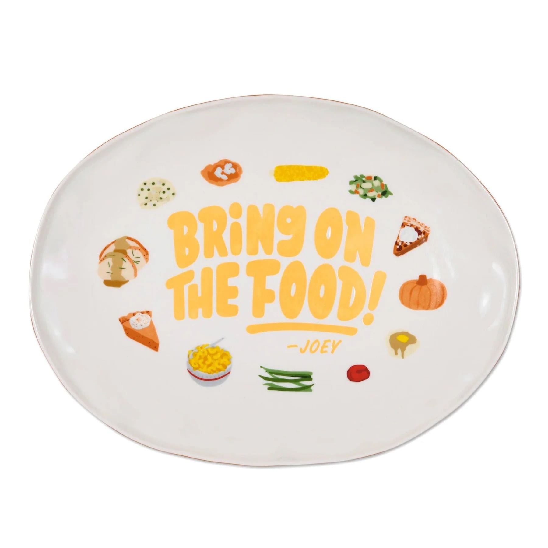 Hallmark Friends Bring On the Food Serving Platter - Walmart.com