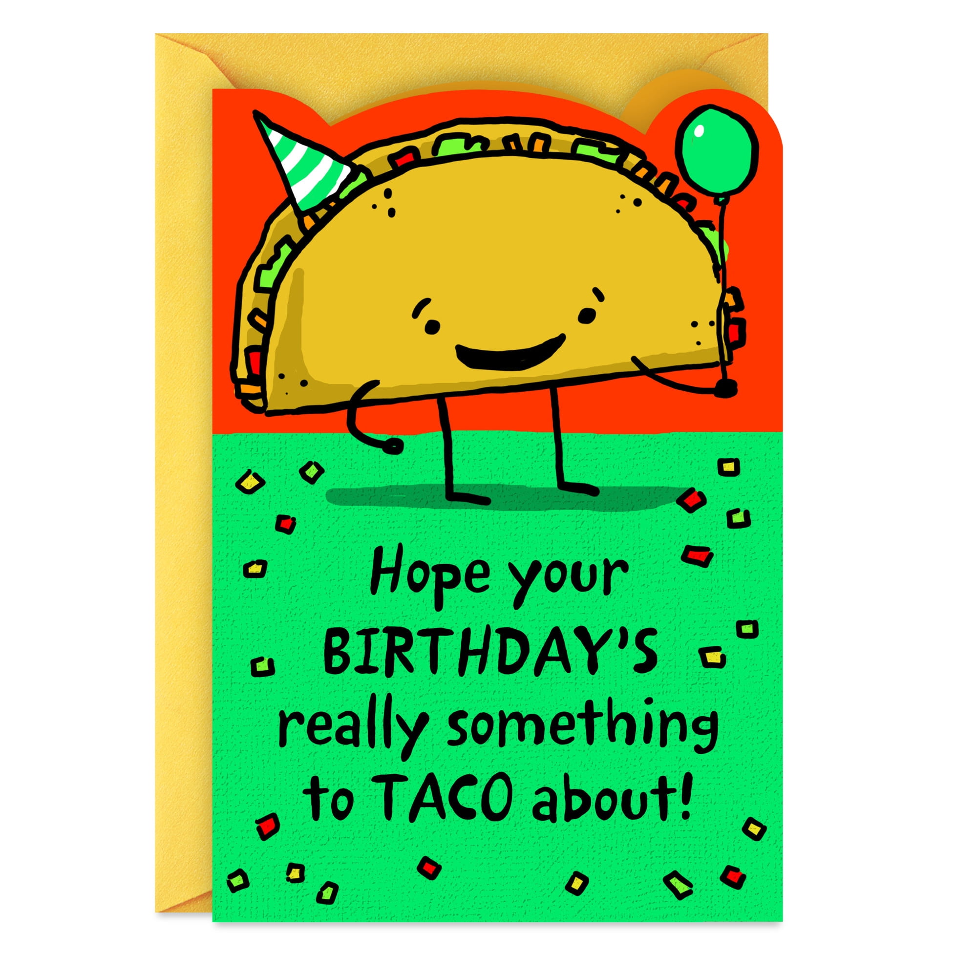 Hallmark Funny Birthday Card (Celebrate Like There's No Tamale) - Walmart.com