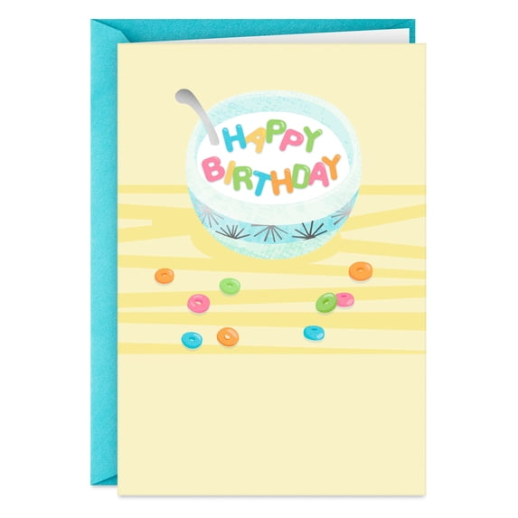 Hallmark Funny Birthday Card (Cerealsly Happy!) - Walmart.com