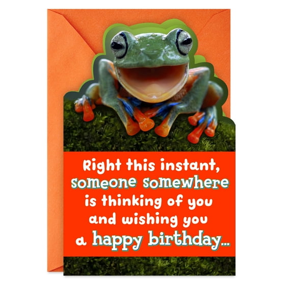 Hallmark Funny Birthday Card (Guess Who's Thinking of You?) - Walmart.com