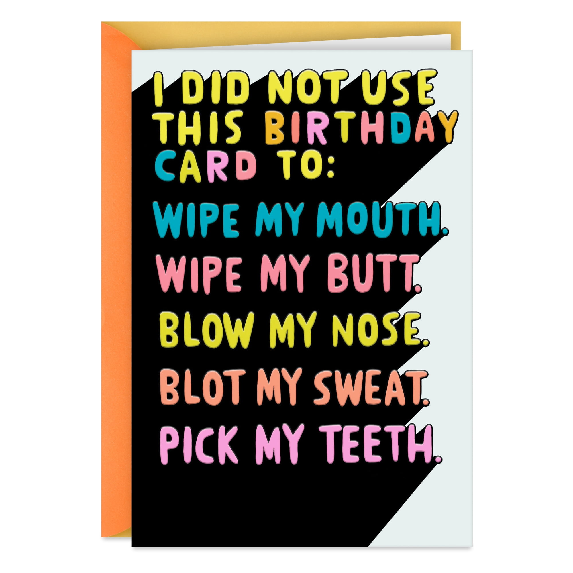 Hallmark Funny Birthday Card (No Promises) - Walmart.com
