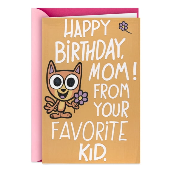 Hallmark Funny Pop-Up Birthday Card for Mom (From Your Favorite Kid ...