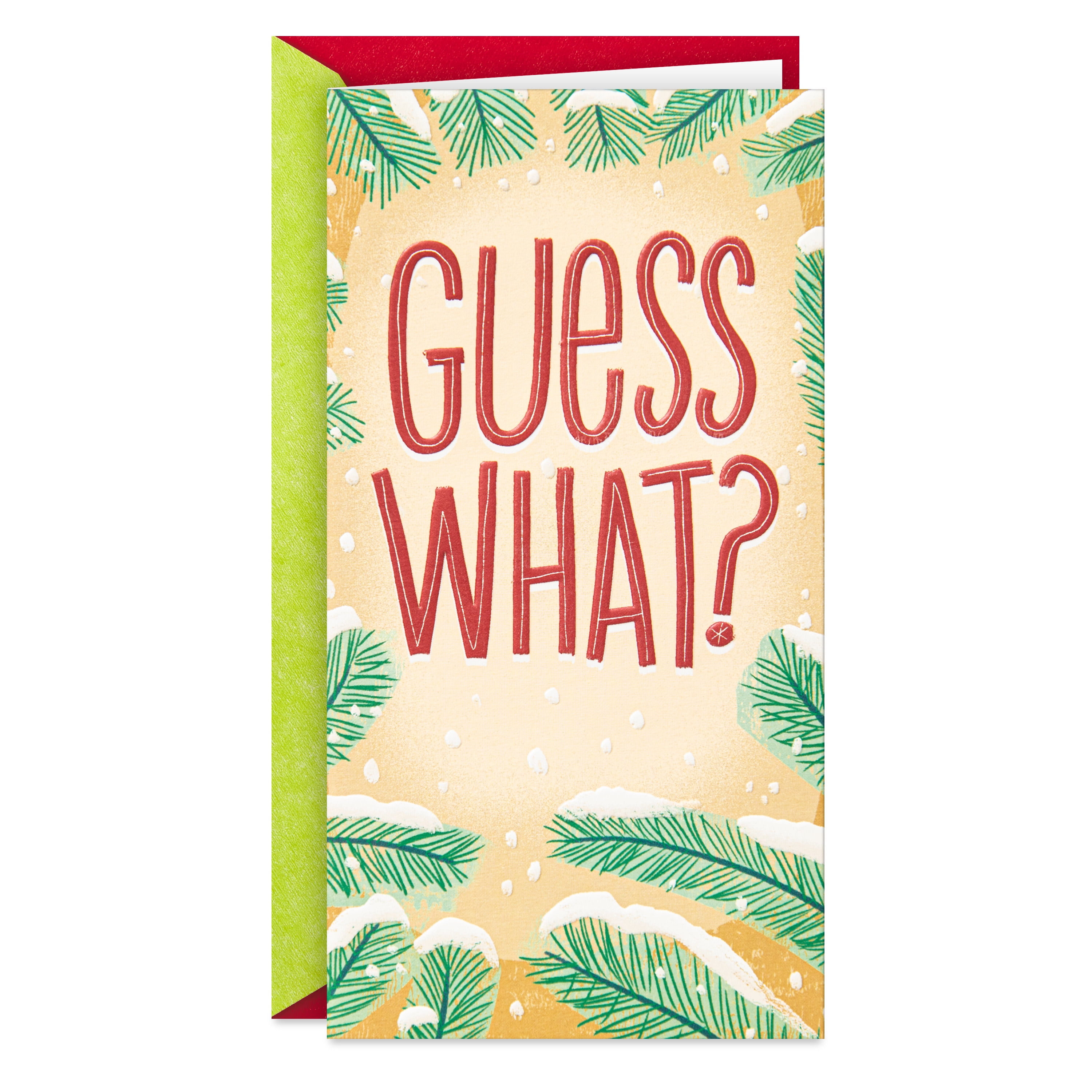 Hallmark Funny Pop-Up Money Holder Christmas Card (Guess What Reindeer ...