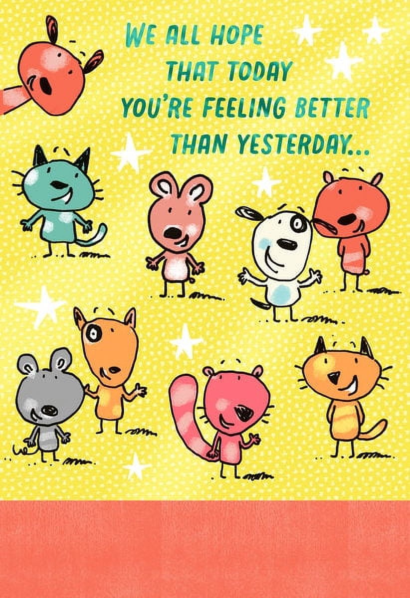 Hallmark Get Well Greeting Card - Walmart.com