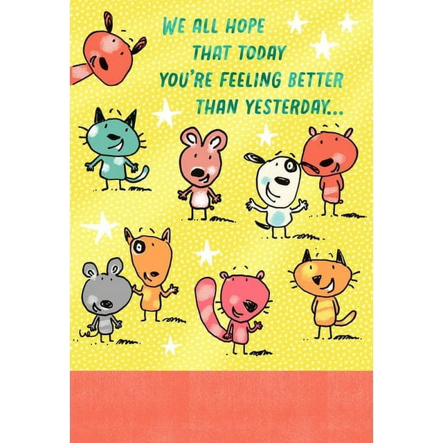 Hallmark Get Well Greeting Card - Walmart.com