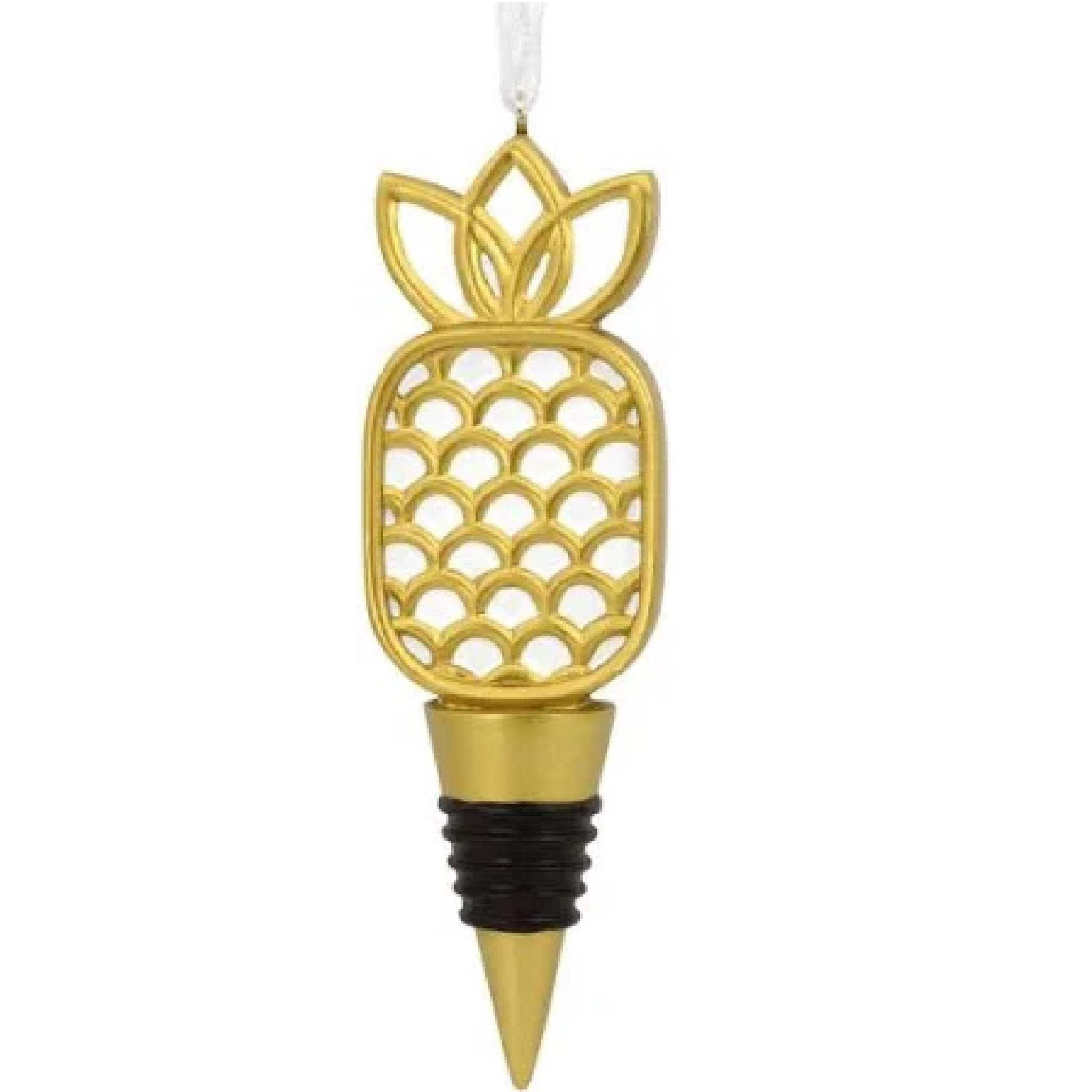 Hallmark Gift Ornament Gold Pineapple Wine Stopper - Walmart.com