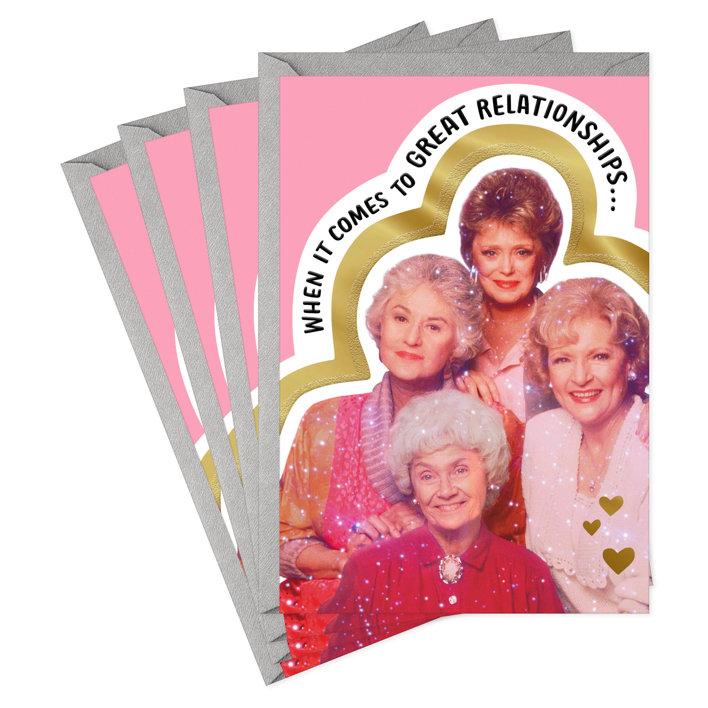 Hallmark Golden Girls Pack of 4 Valentines Day Cards (Great ...
