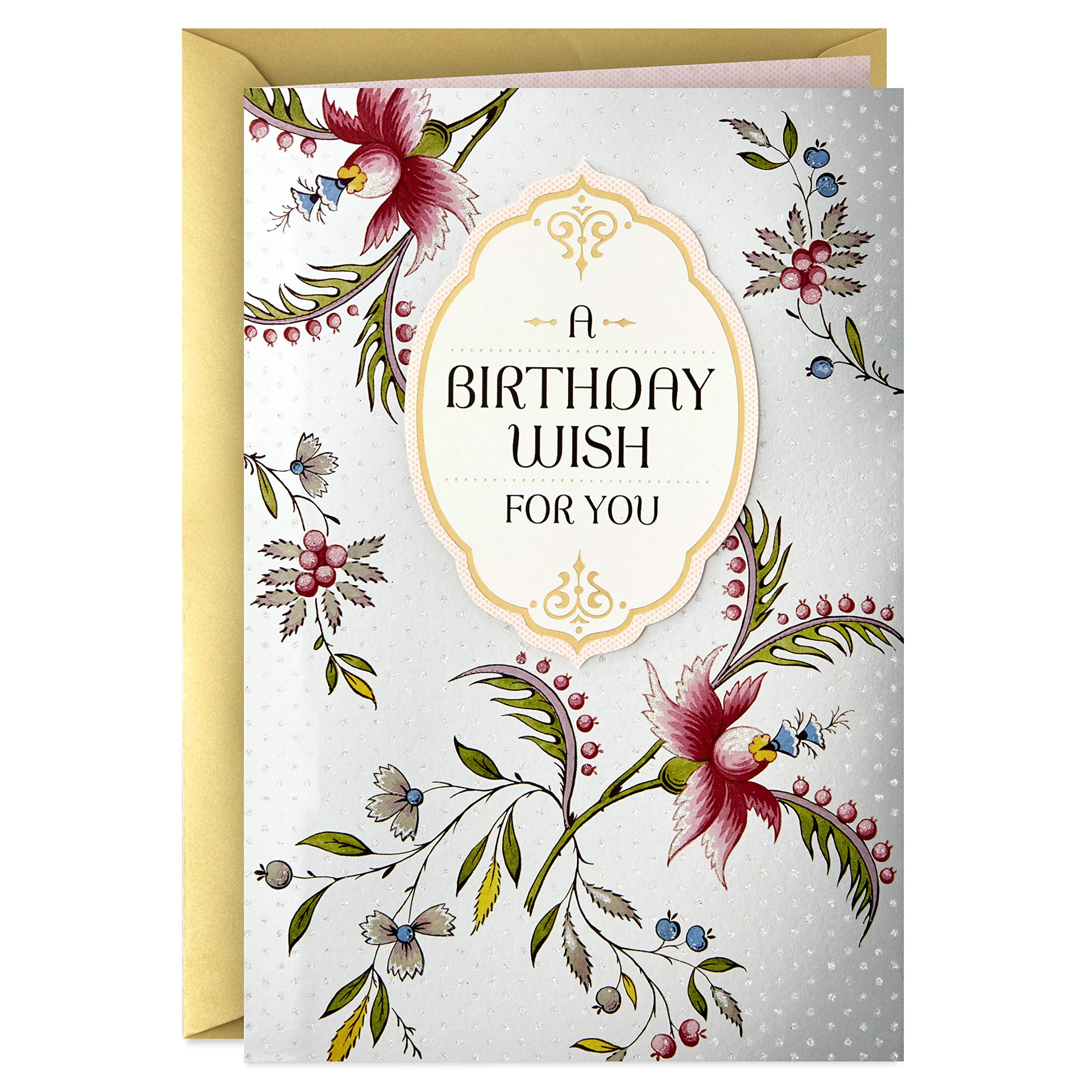 Hallmark Golden Thread Birthday Card (A SMRBirthday Wish) - Walmart.com