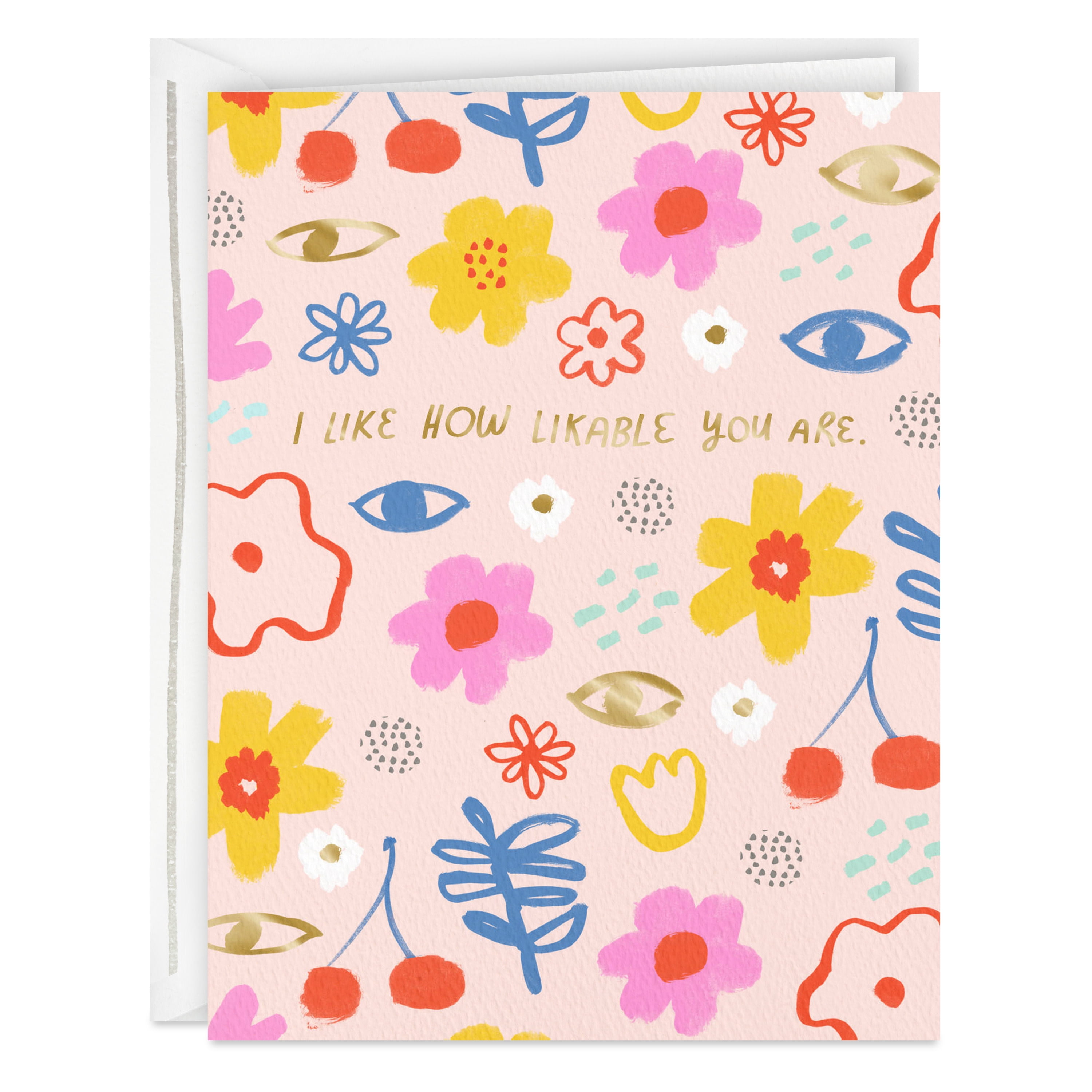 Hallmark Good Mail Thinking of You or Birthday Card (Like How Likeable ...