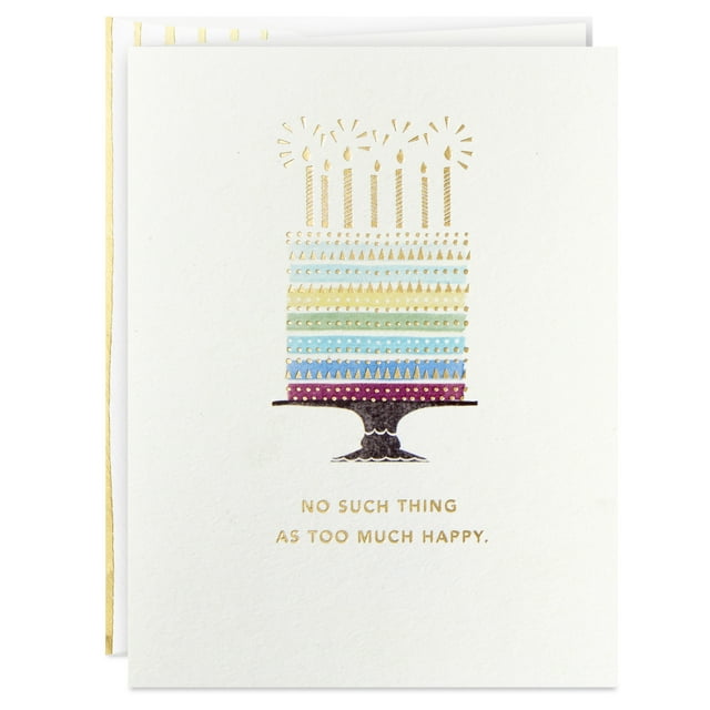 Hallmark Good Mail Birthday Card (Too Much Happy) - Walmart.com