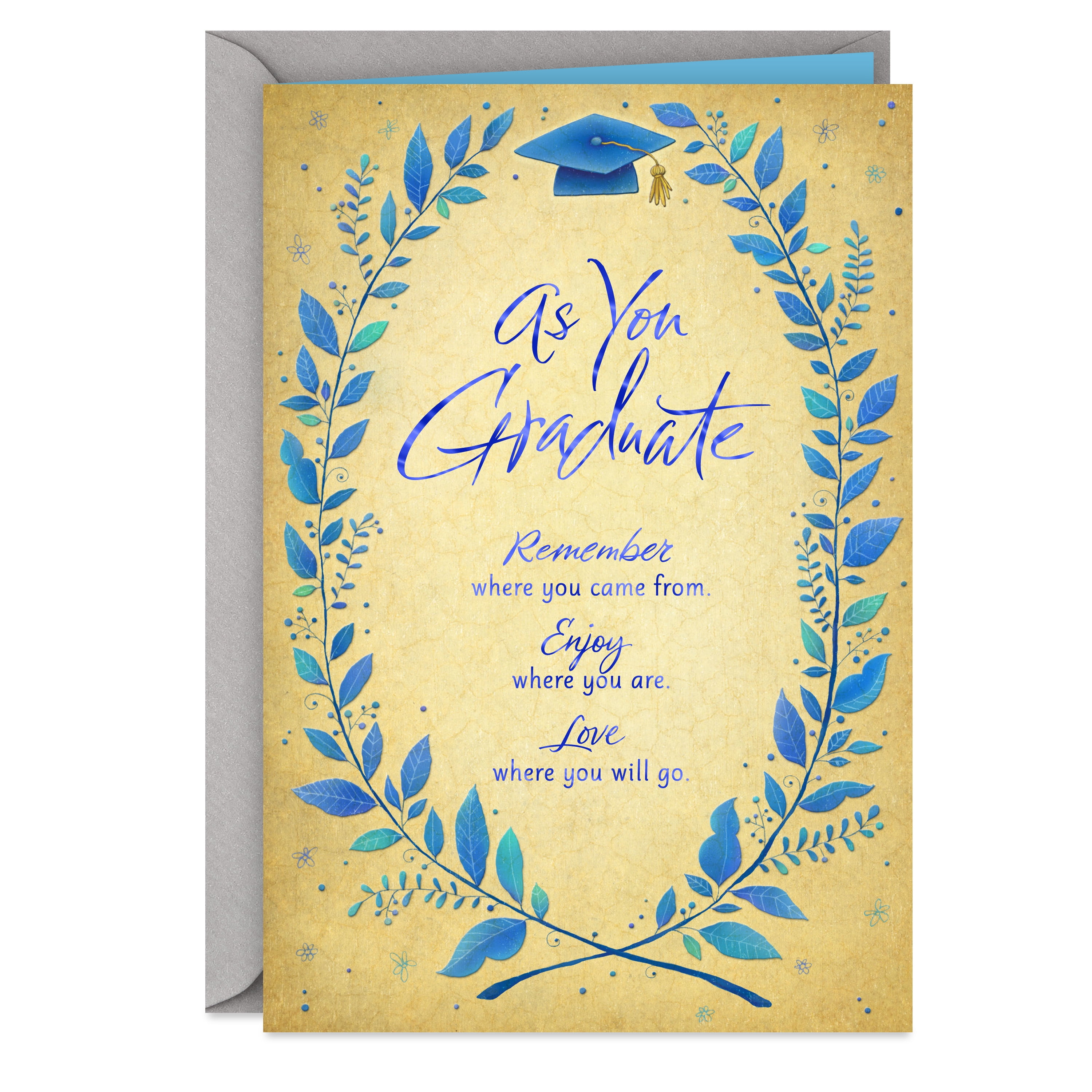 Hallmark Graduation Card (Love Where You Will Go) - Walmart.com
