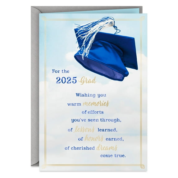 Hallmark Graduation Card (Warm Memories and Bright New Dreams ...