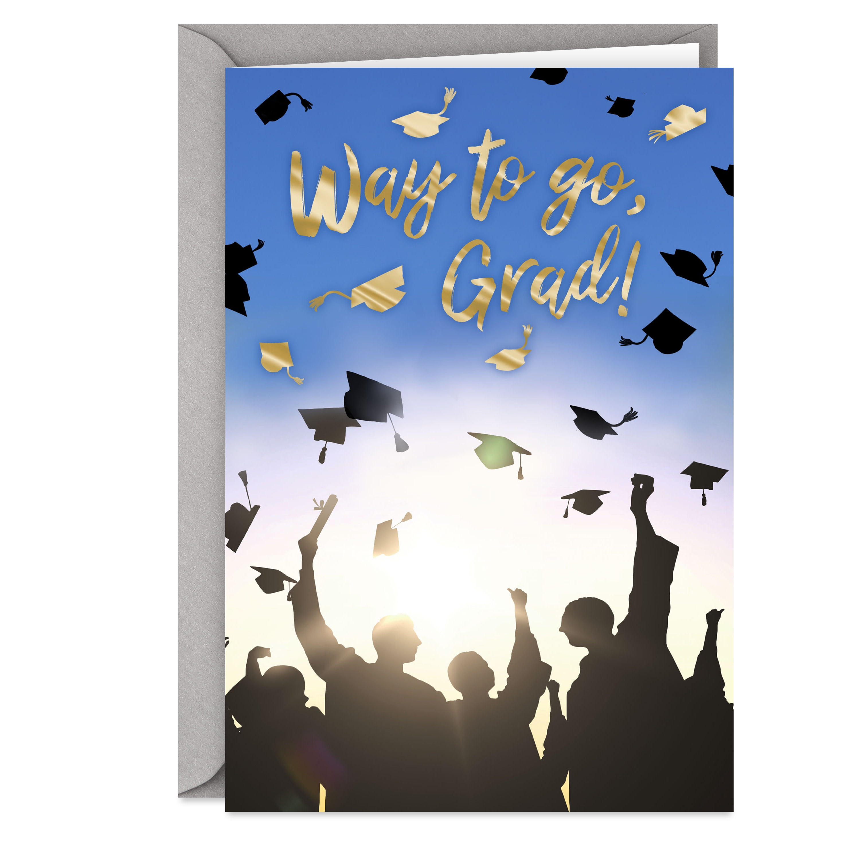 Hallmark Graduation Card, Way to Go Grad, Celebratory Sentiment, High ...