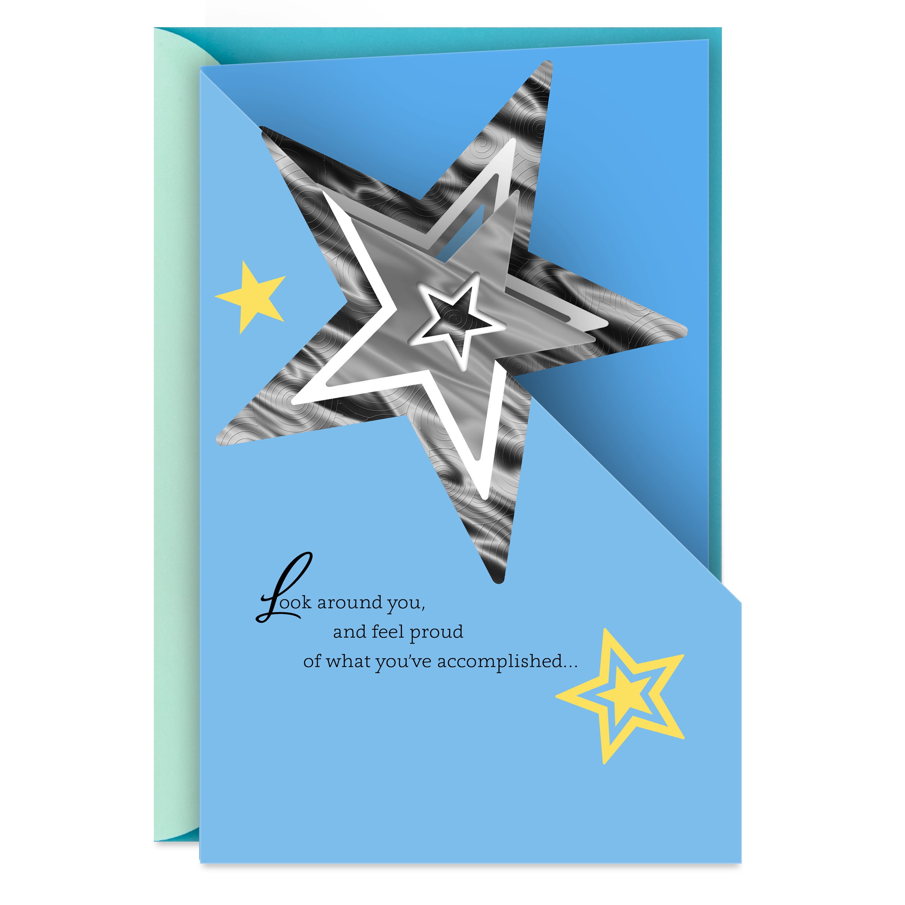 Hallmark Graduation Greeting Card (Look Around and Feel Proud ...