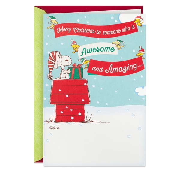 Christmas Card Snoopy