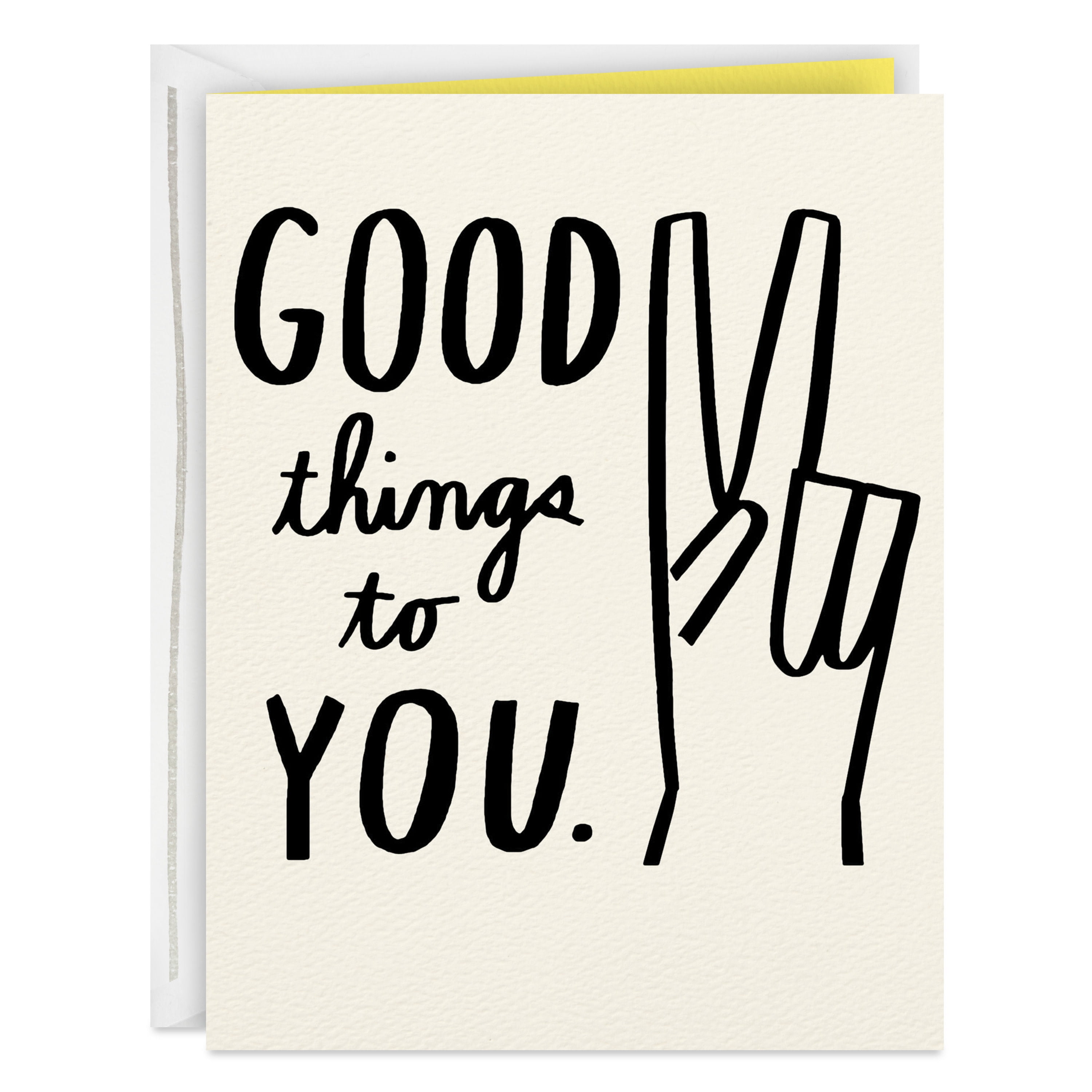Hallmark Good Mail Blank Friendship or Encouragement Card (Good Things ...