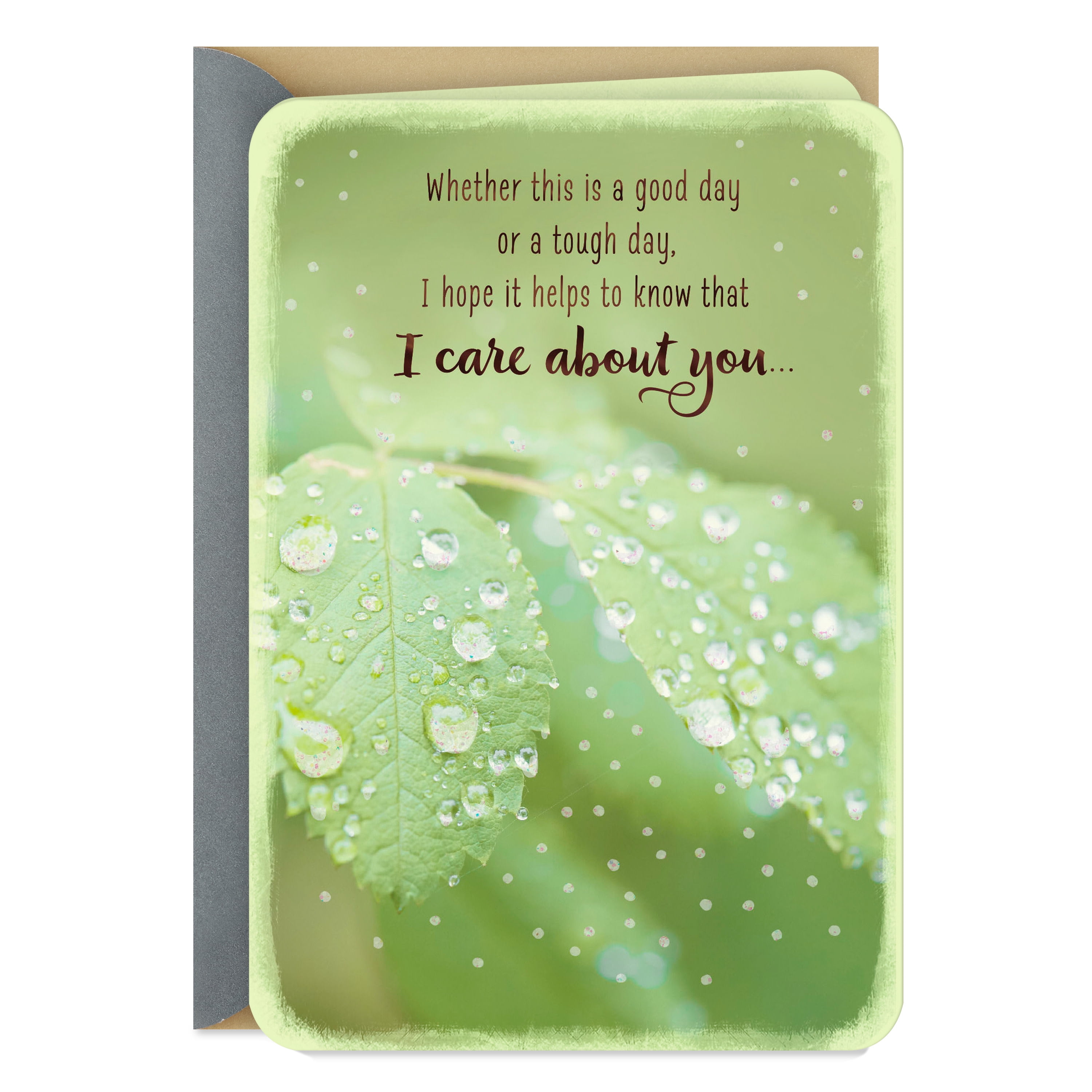 Hallmark Just Because Encouragement Card (I Care About You) - Walmart.com