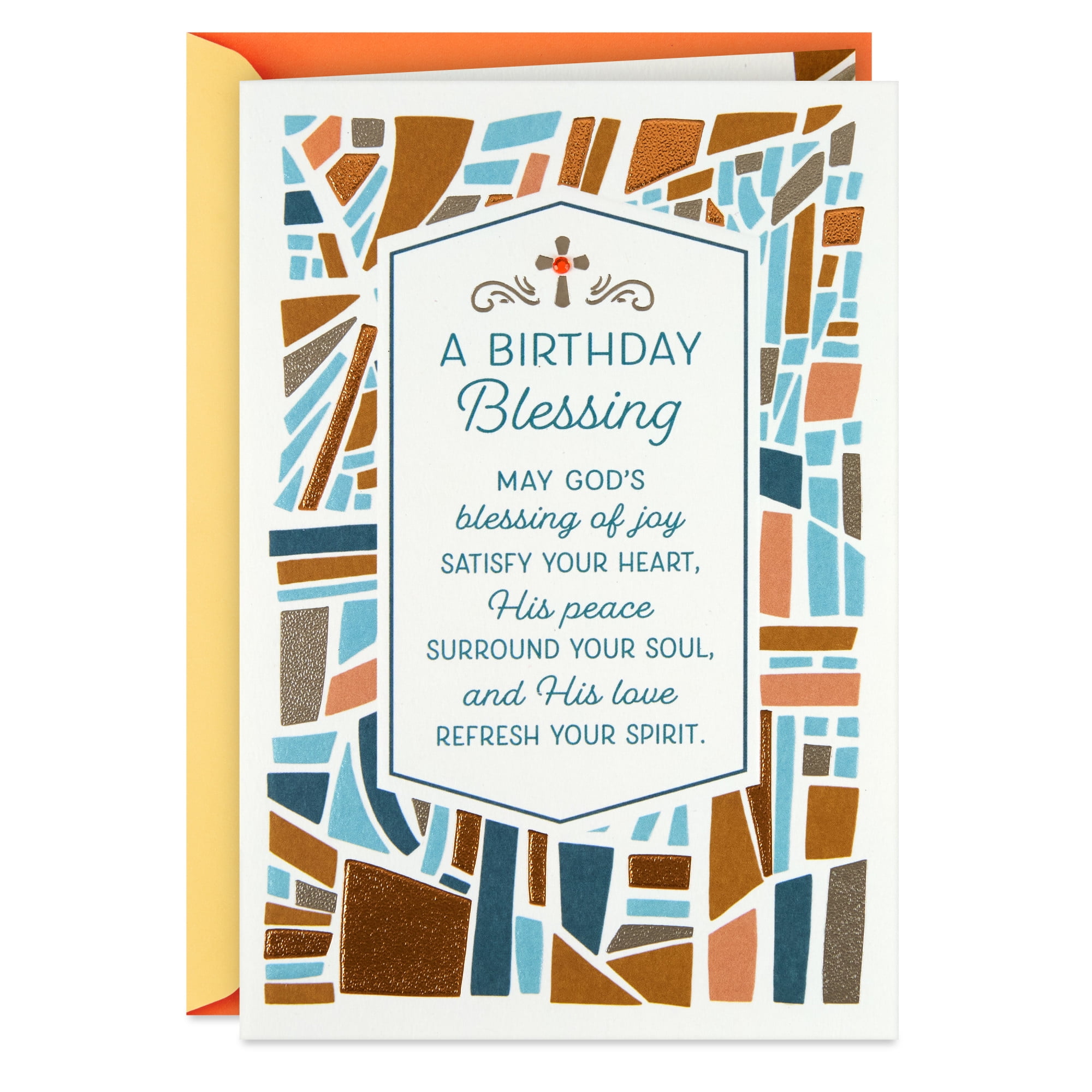 DaySpring Religious Birthday Card (God's Blessing of Joy) - Walmart.com