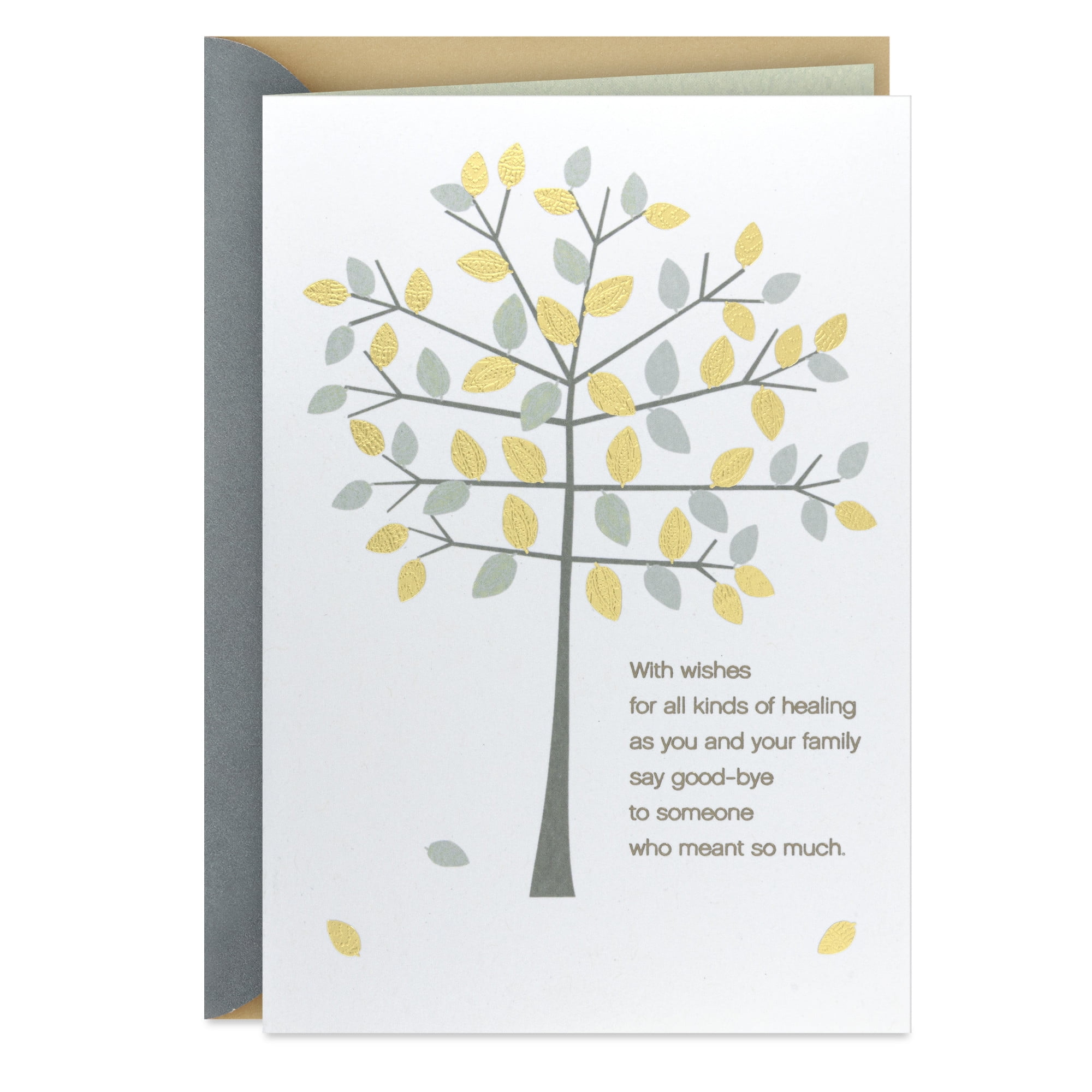 Hallmark Sympathy Card (Wishes of Healing and Love) - Walmart.com