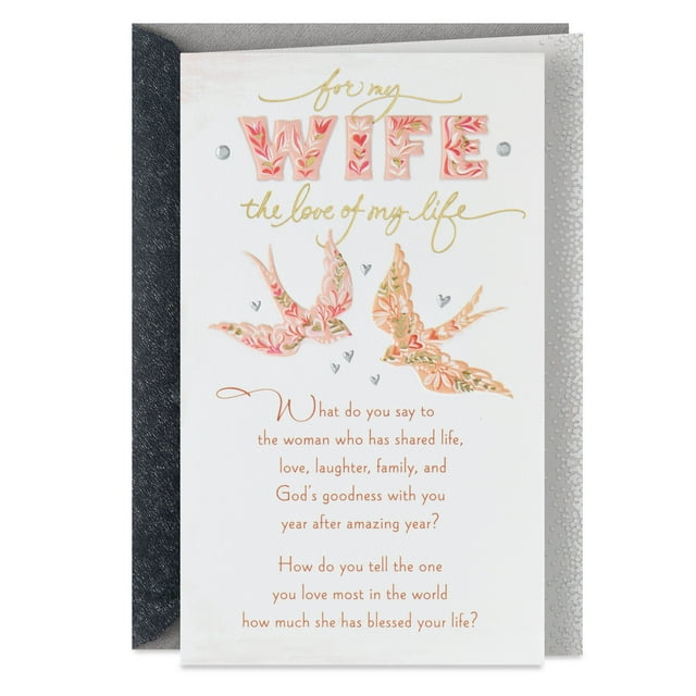 DaySpring Religious Anniversary Card for Wife (You Are My Love ...