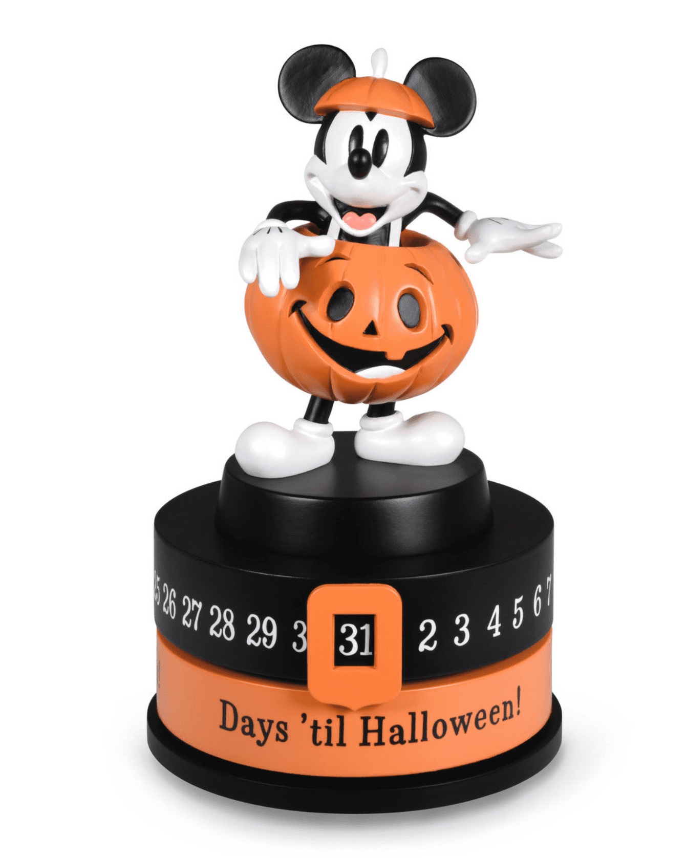 Hallmark Halloween Disney Jack-o'-Lantern Mickey Countdown Calendar New ...