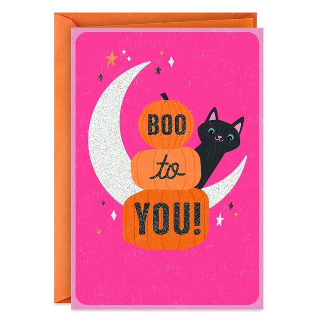 Hallmark Halloween Greeting Card (Boo to You) - Walmart.com