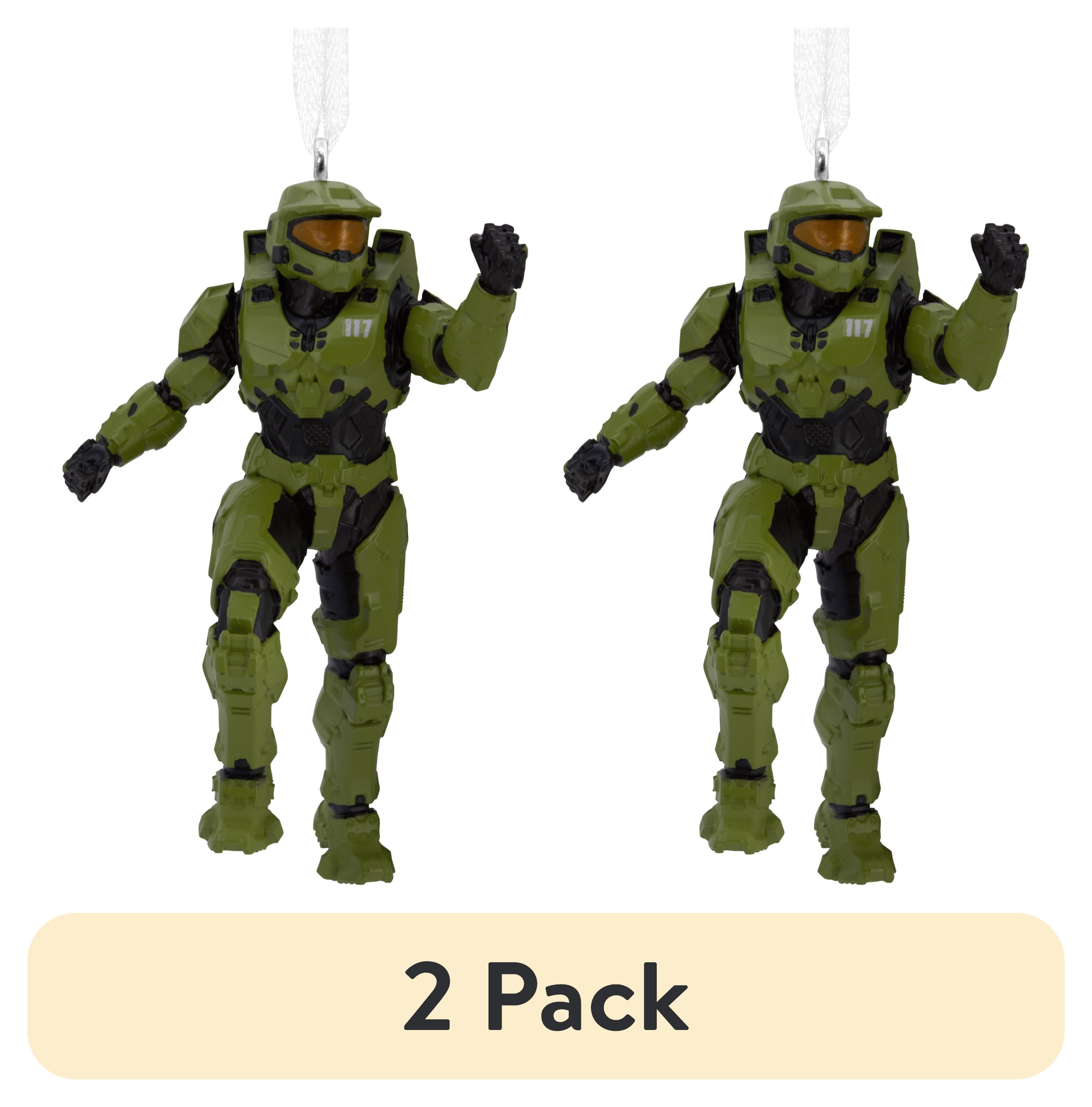 (2 pack) Hallmark Halo Master Chief Christmas Ornament - Walmart.com