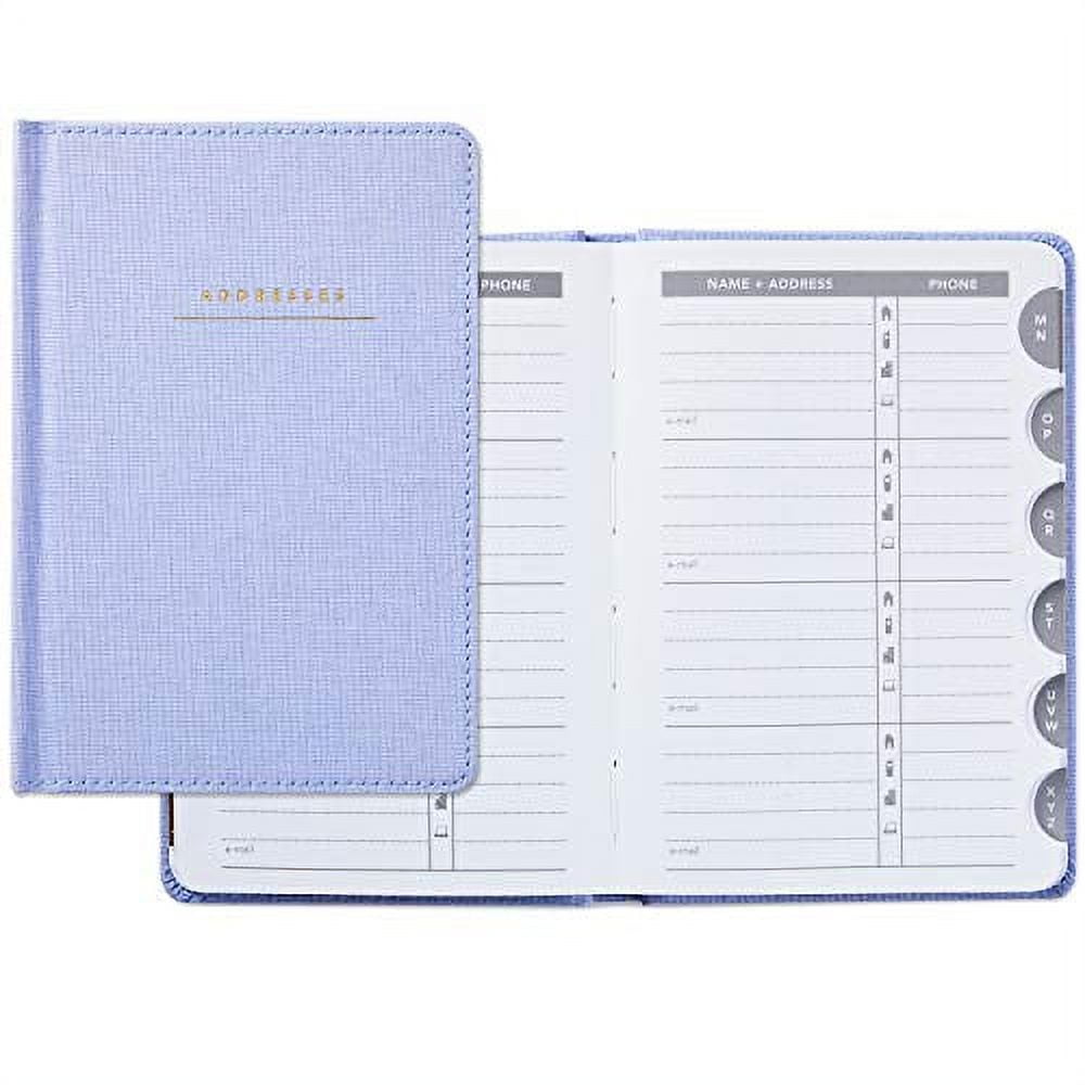 Hallmark Hardcover Address Book (Blue Chambray) - Walmart.com